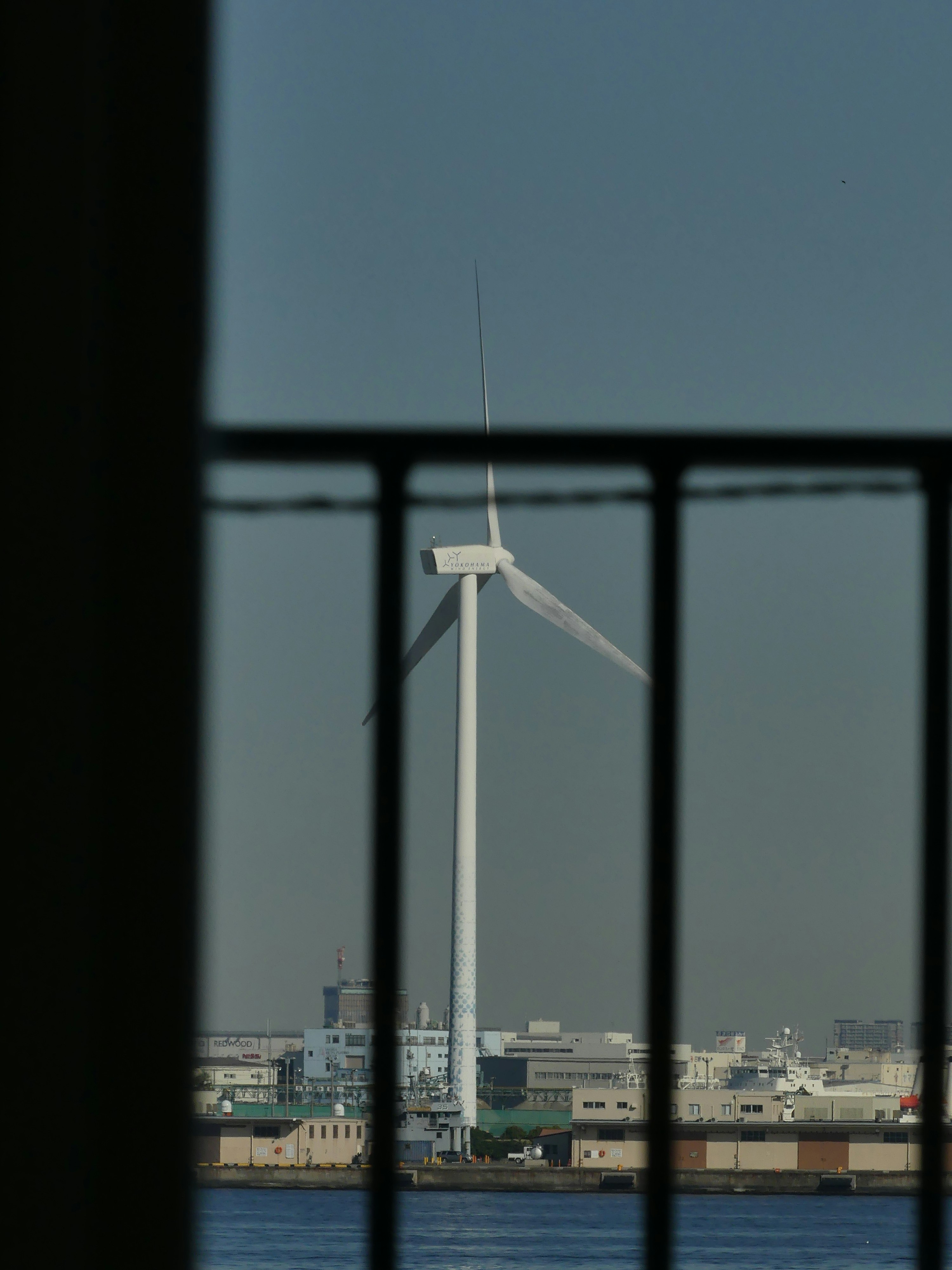 Wind Power Framed: A Modern Contrast