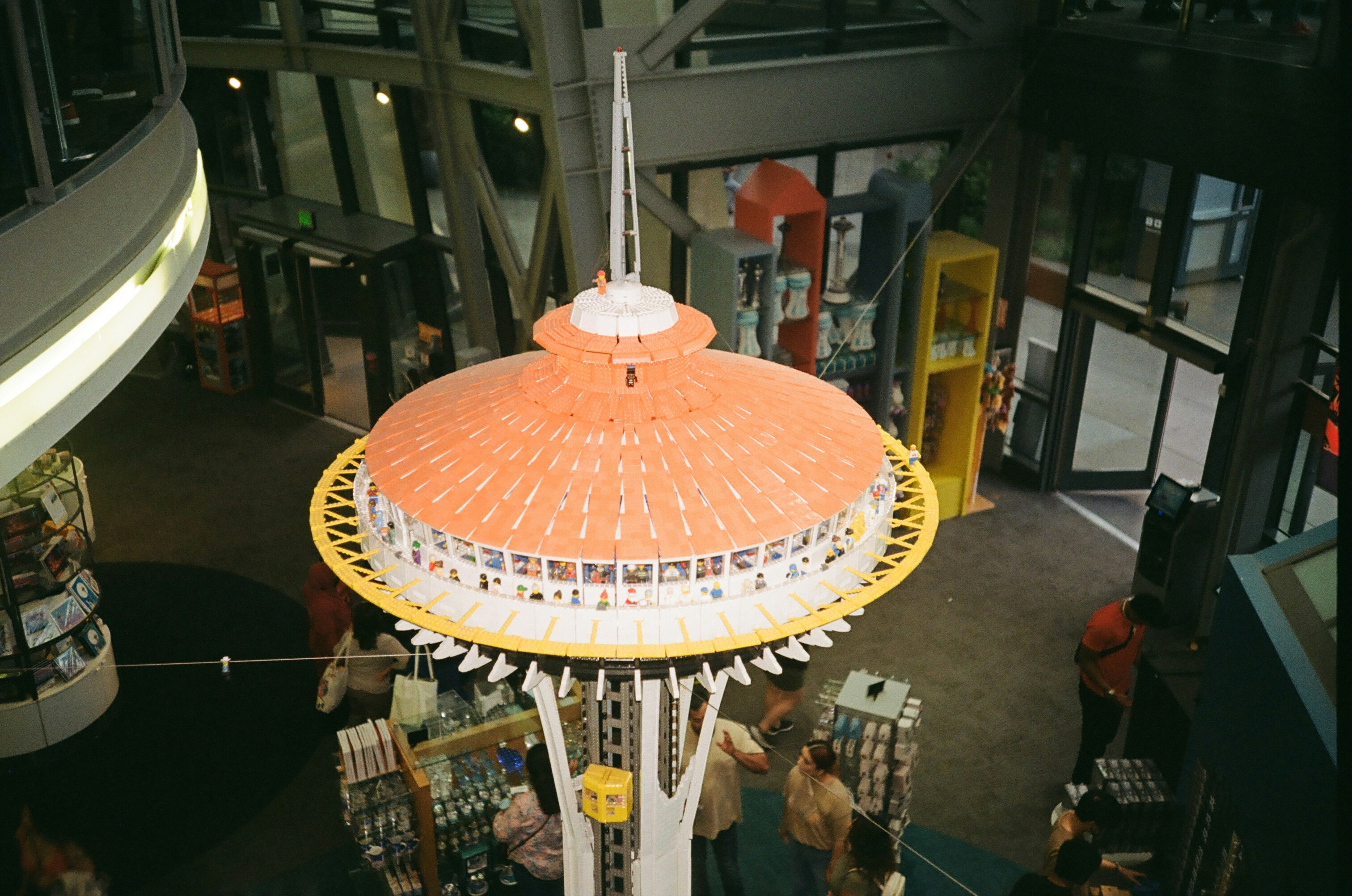An overhead view of a carousel in a mall photo – Free Photography Image ...
