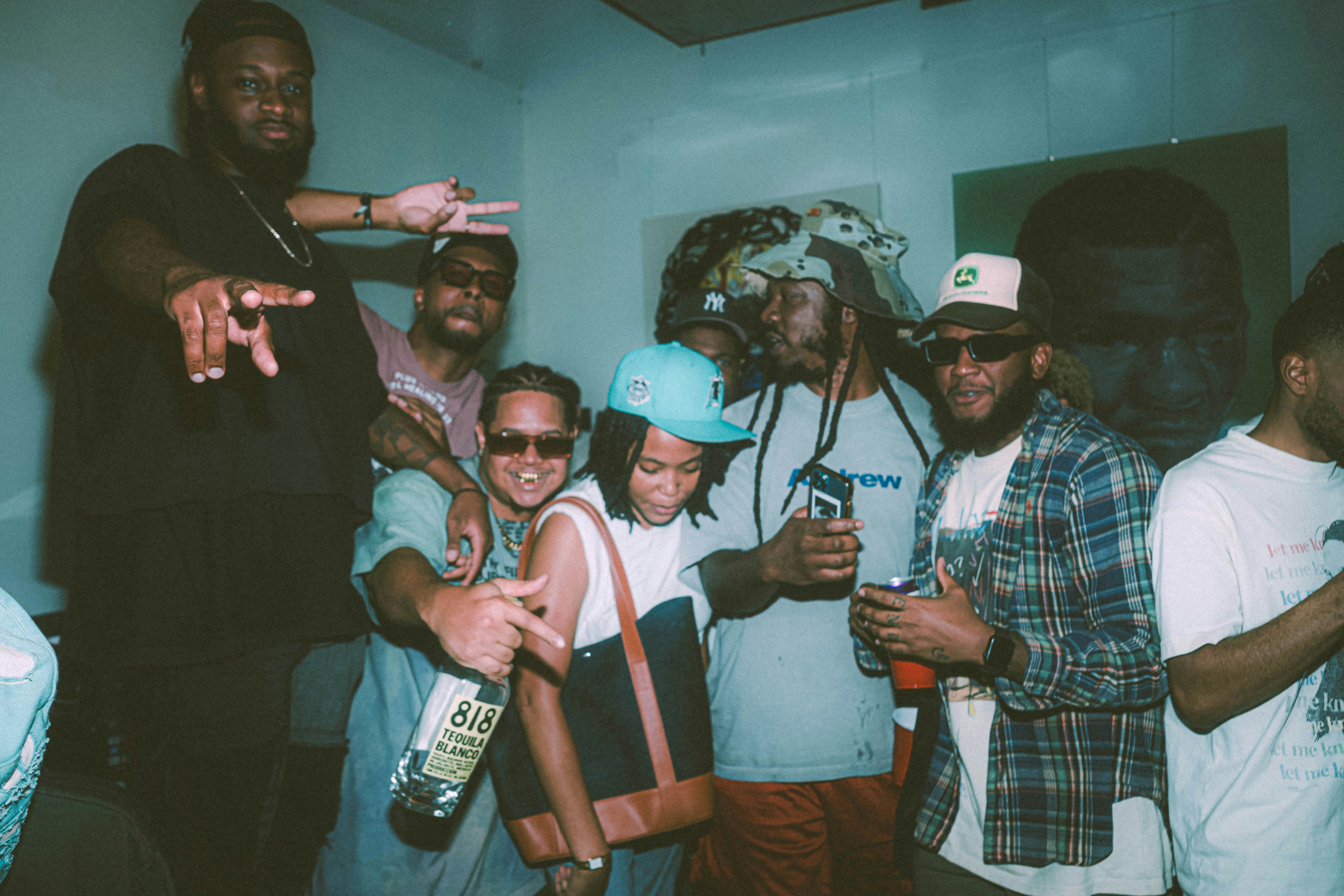 Club Night Pose: A Diverse Crew In The Spotlight