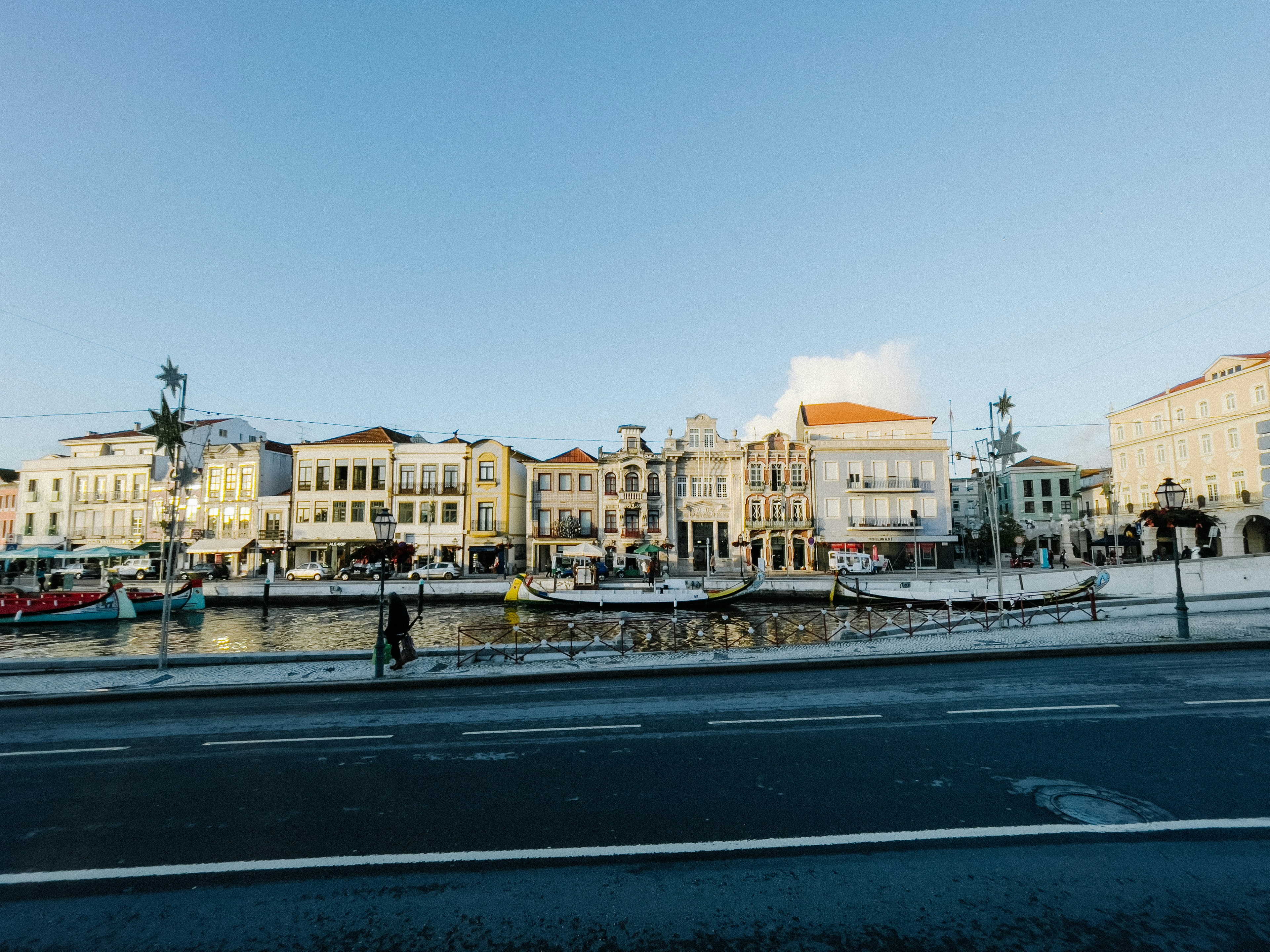 A view of a city from across the street photo – Free Aveiro Image on ...