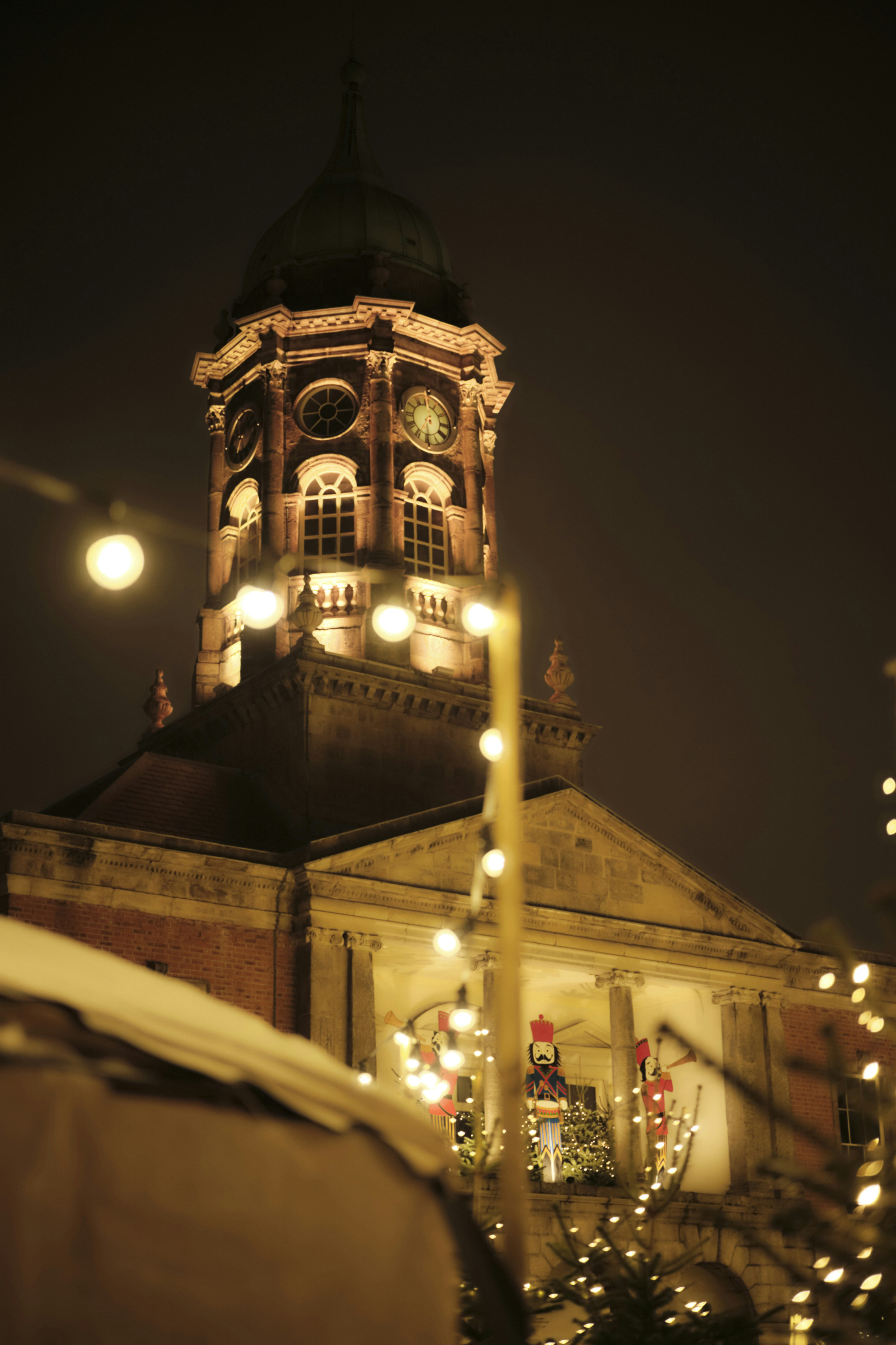 Clocktower in Warm Night Glow