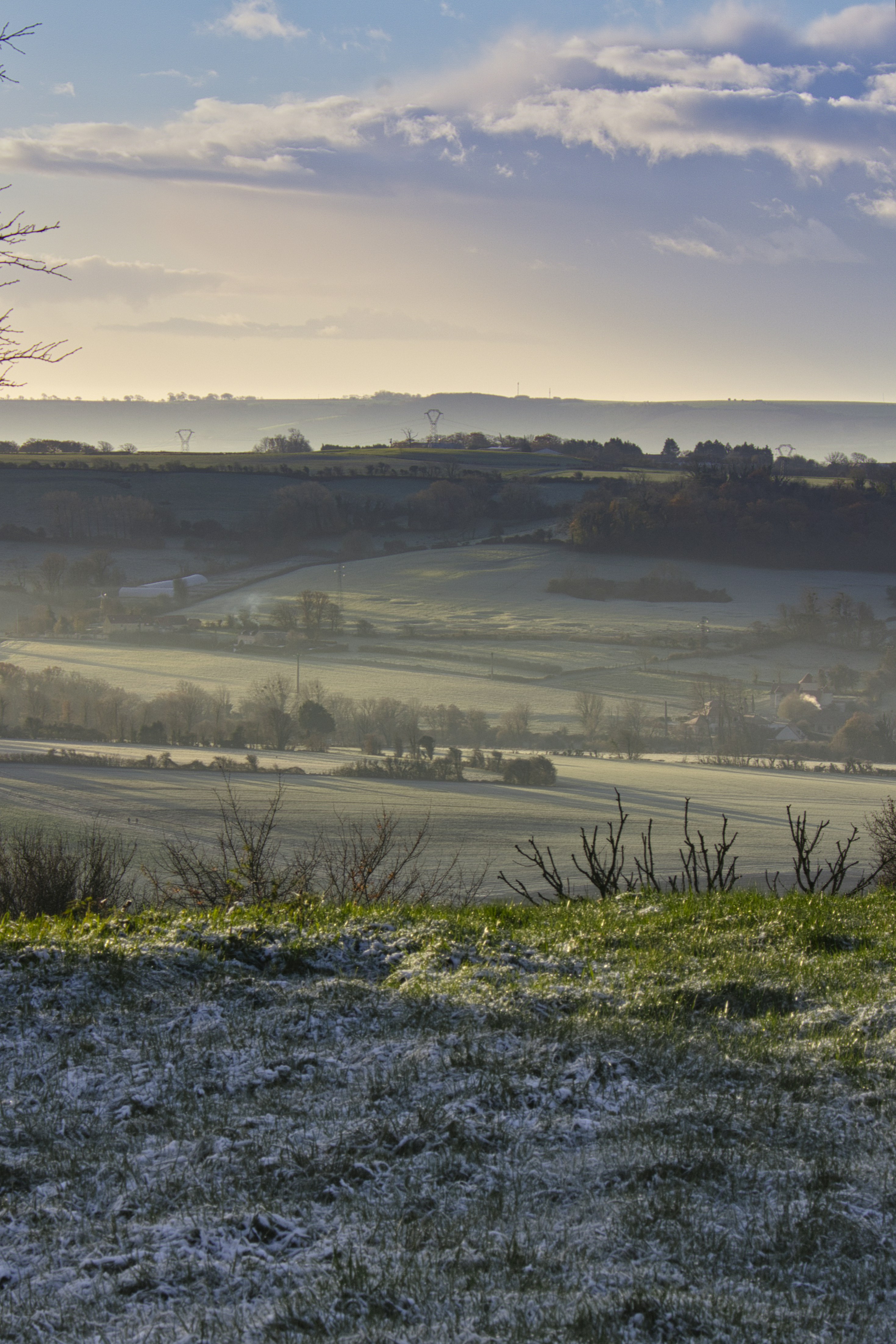 A view of the countryside from a hill photo – Free Countryside Image on ...