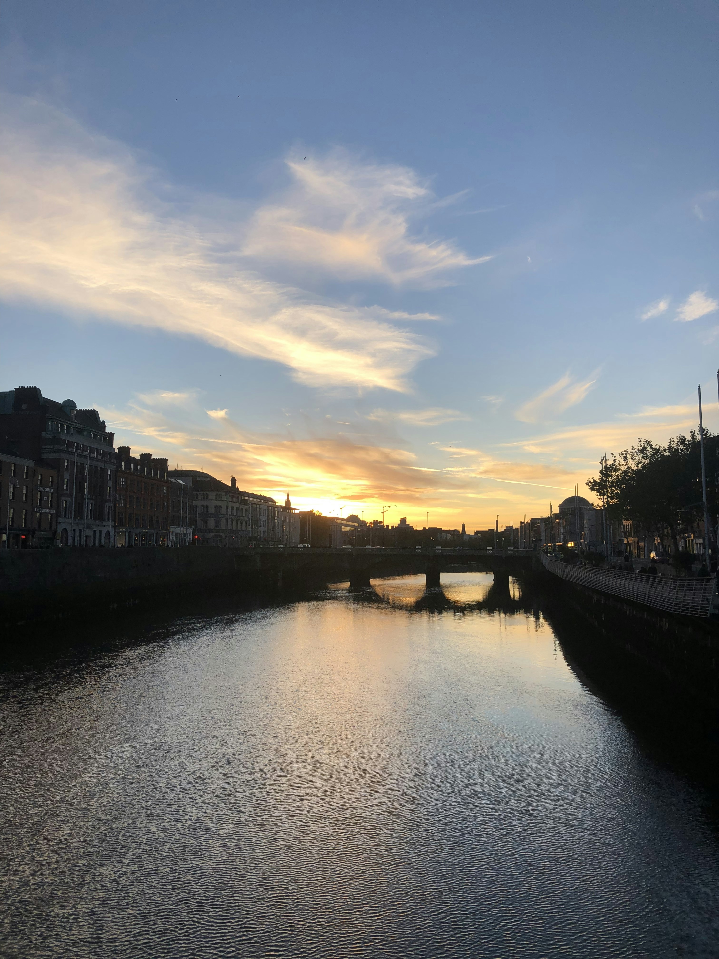 Sunset in Dublin