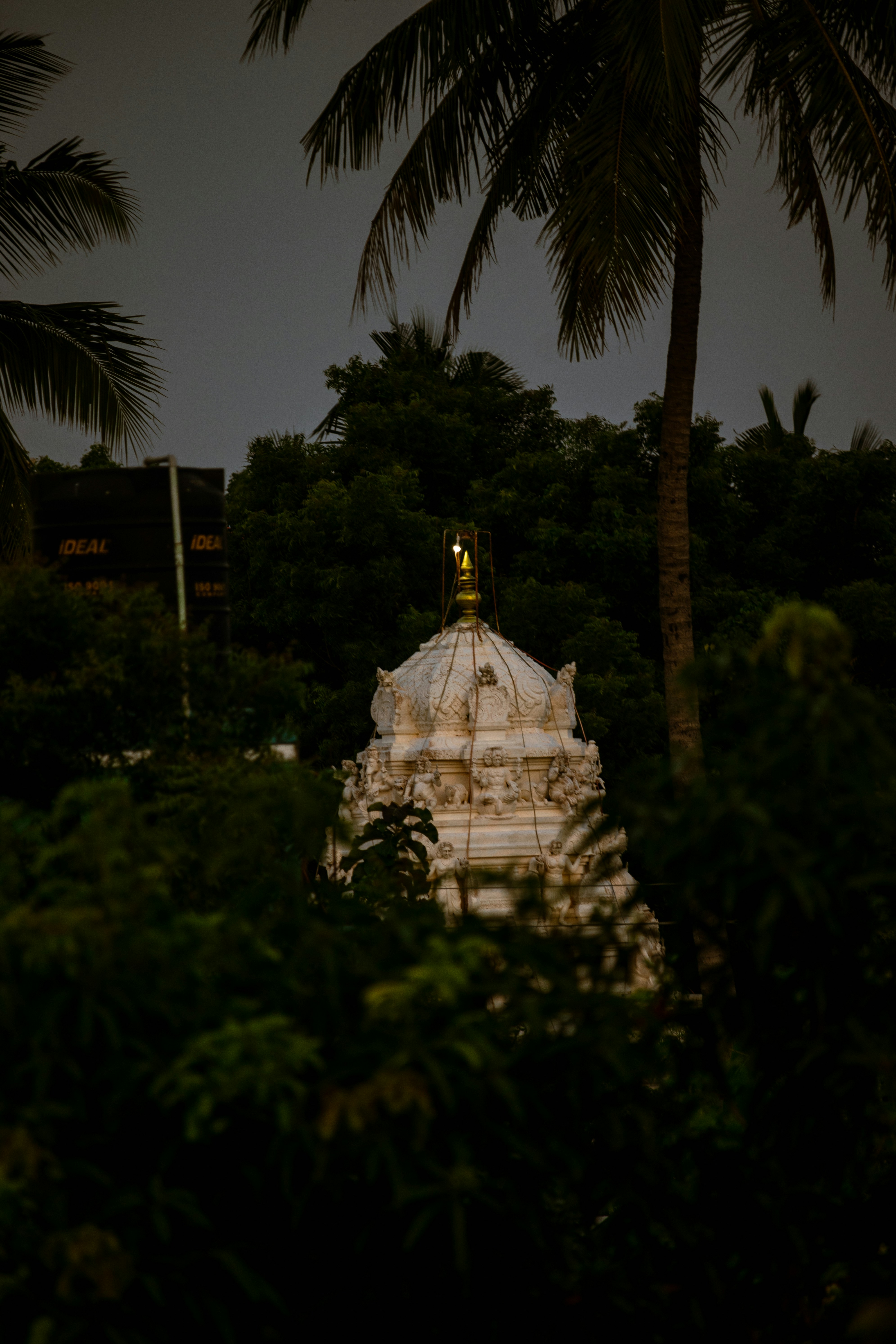 Whispers of the Divine: A Temple's Presence Amidst Nature