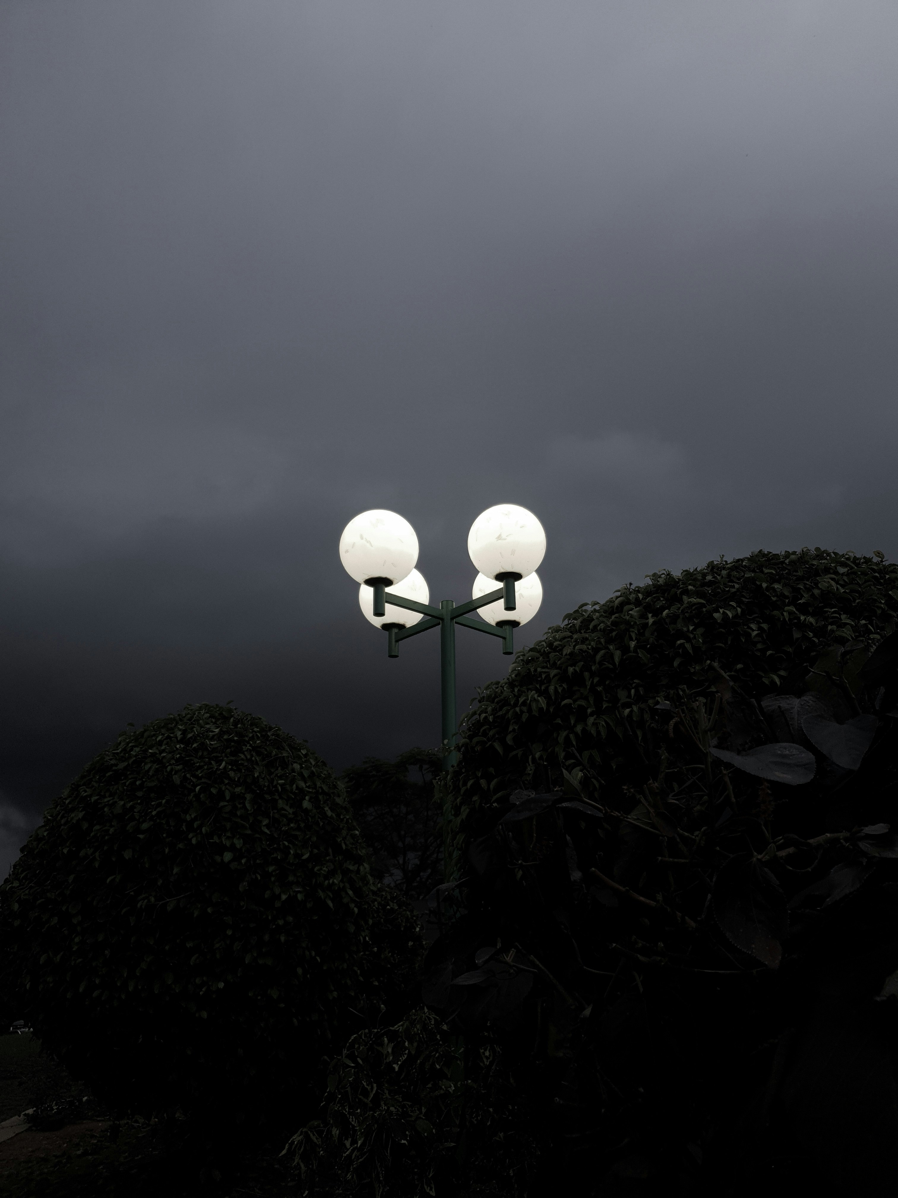 Dark Clouds Over a Quiet Lantern