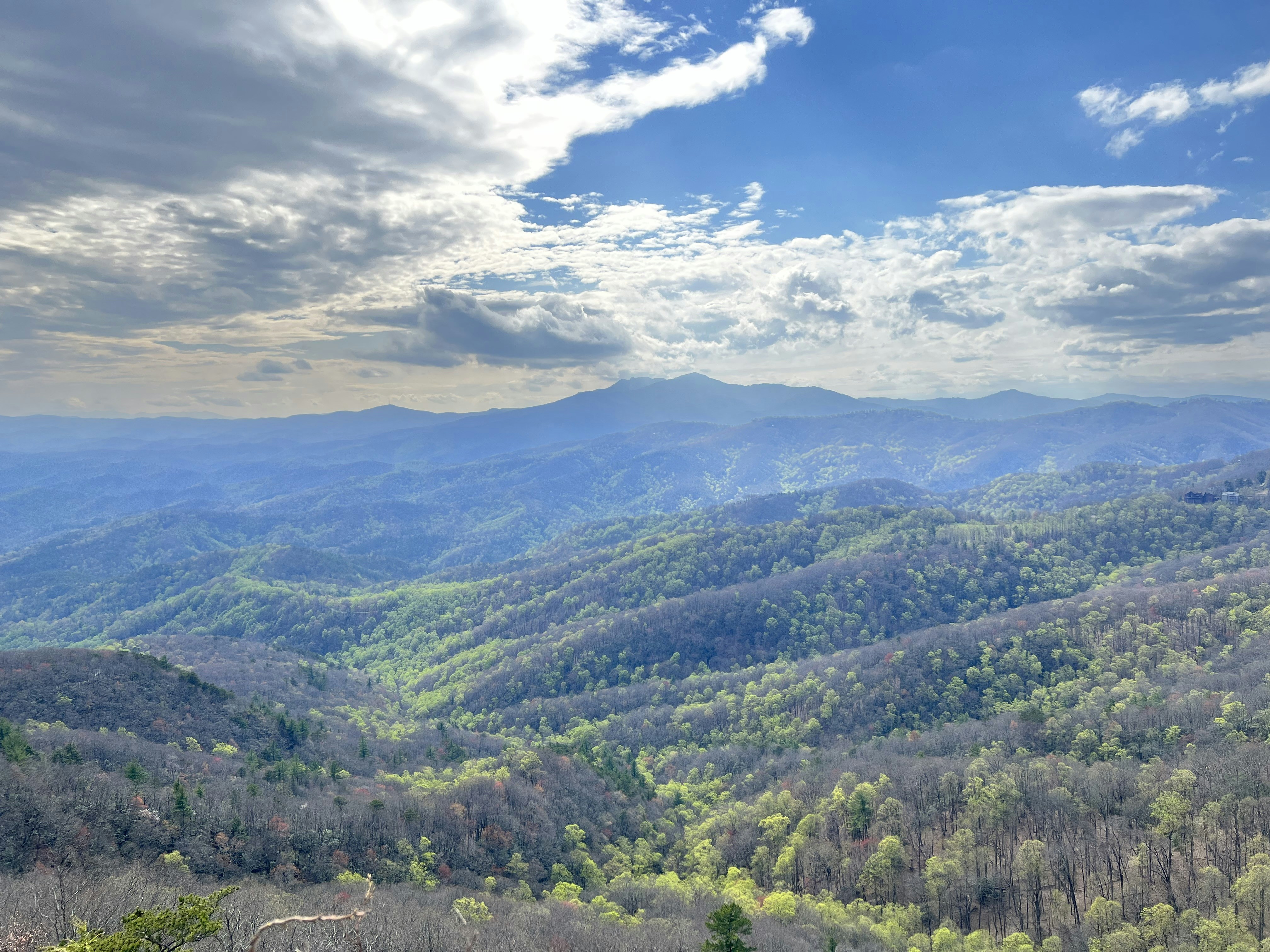 A view of the mountains from a high point of view photo – Free Vista ...