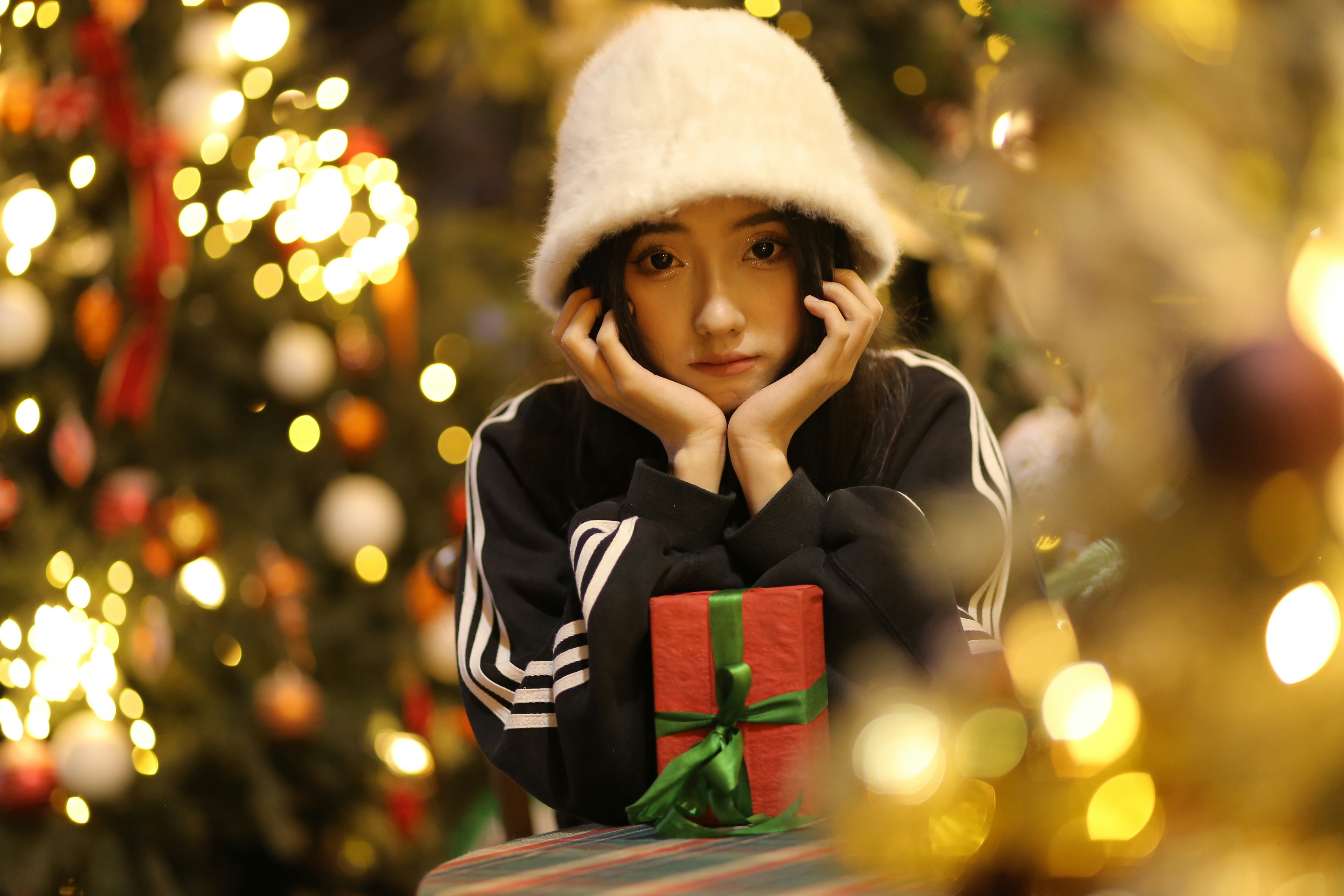Snowy Gaze with a Gift of Warmth