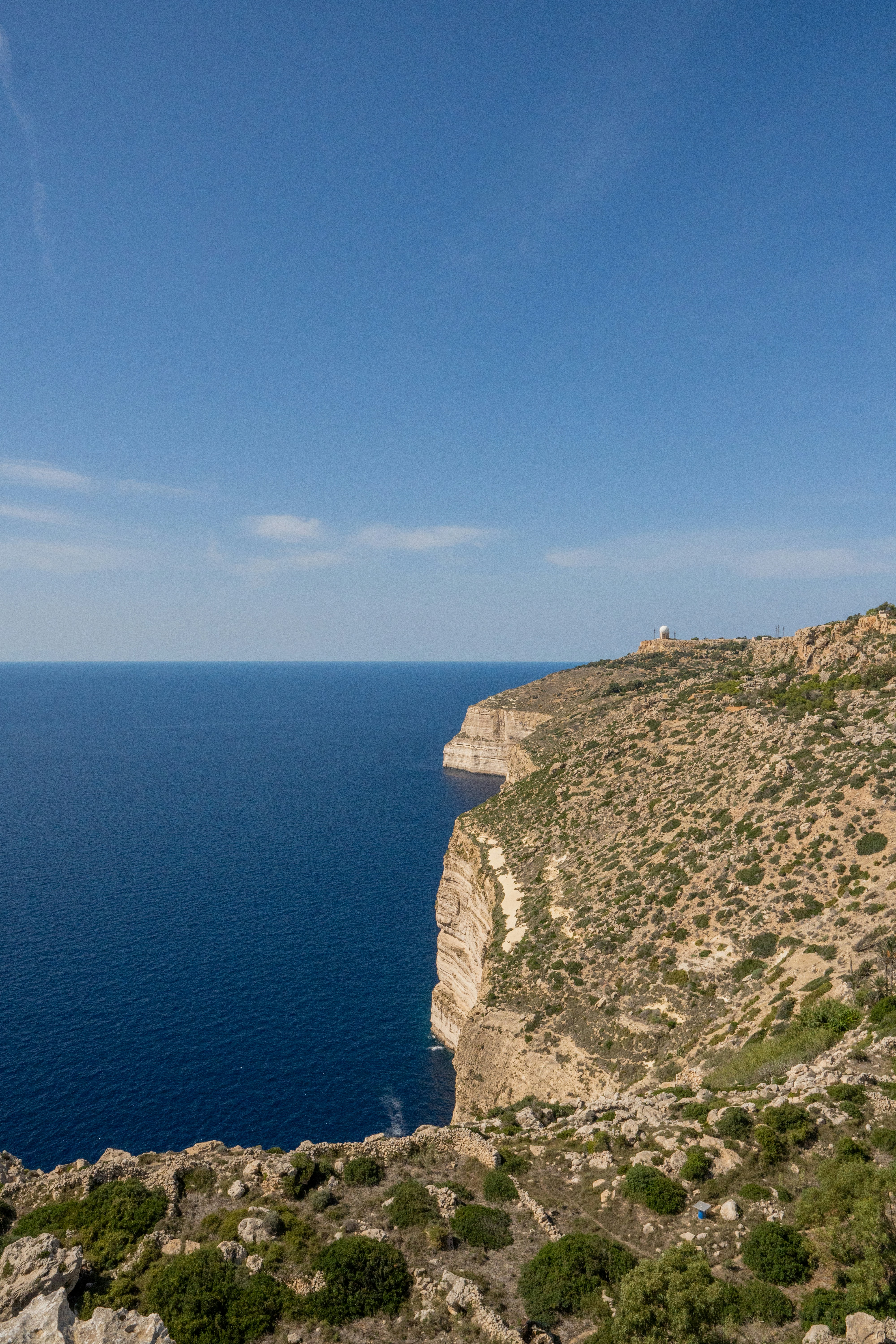 A view of the ocean from the top of a cliff photo – Free Malta Image on ...
