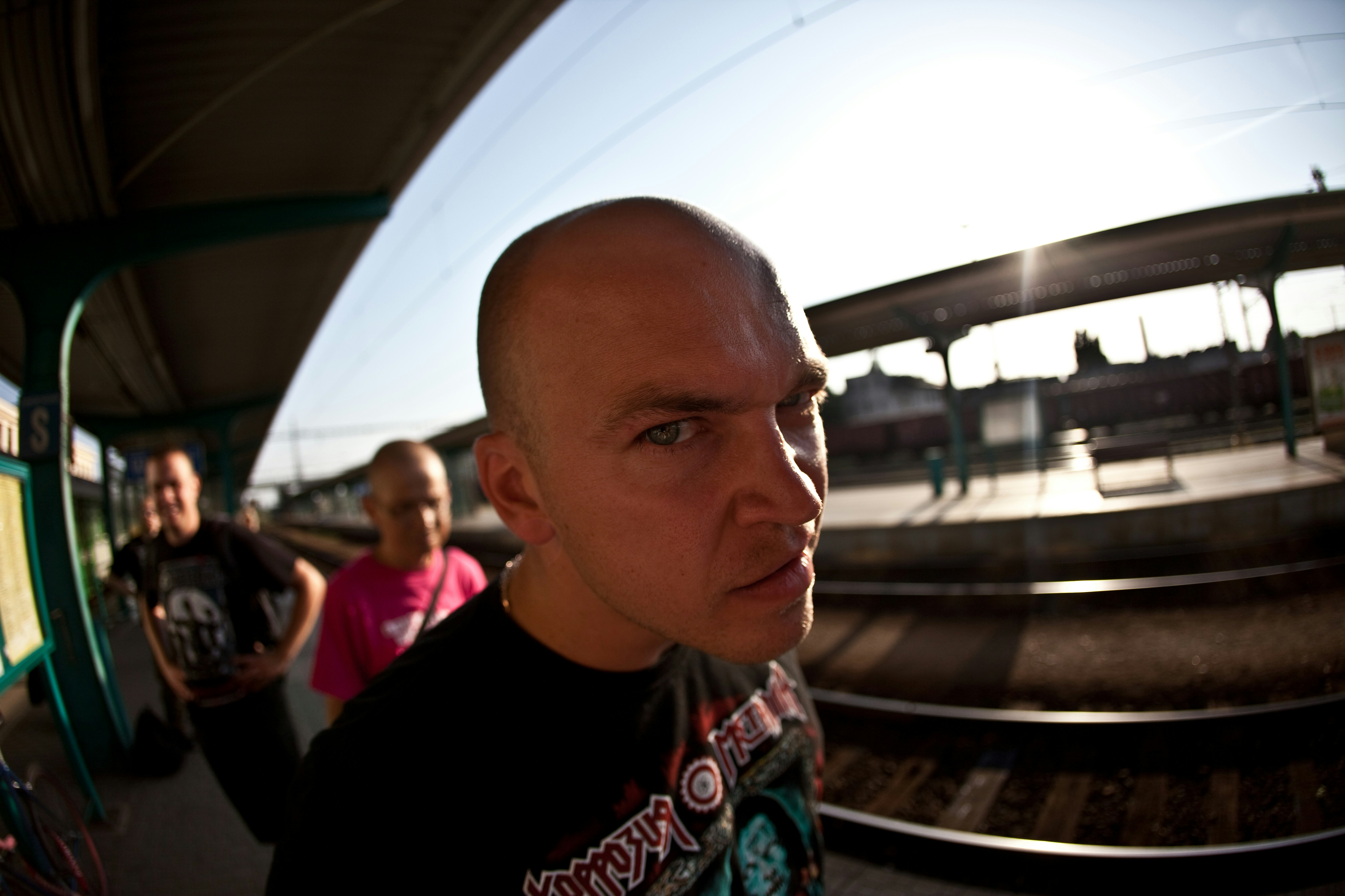 Close-Quarters Face at the Edge of Light