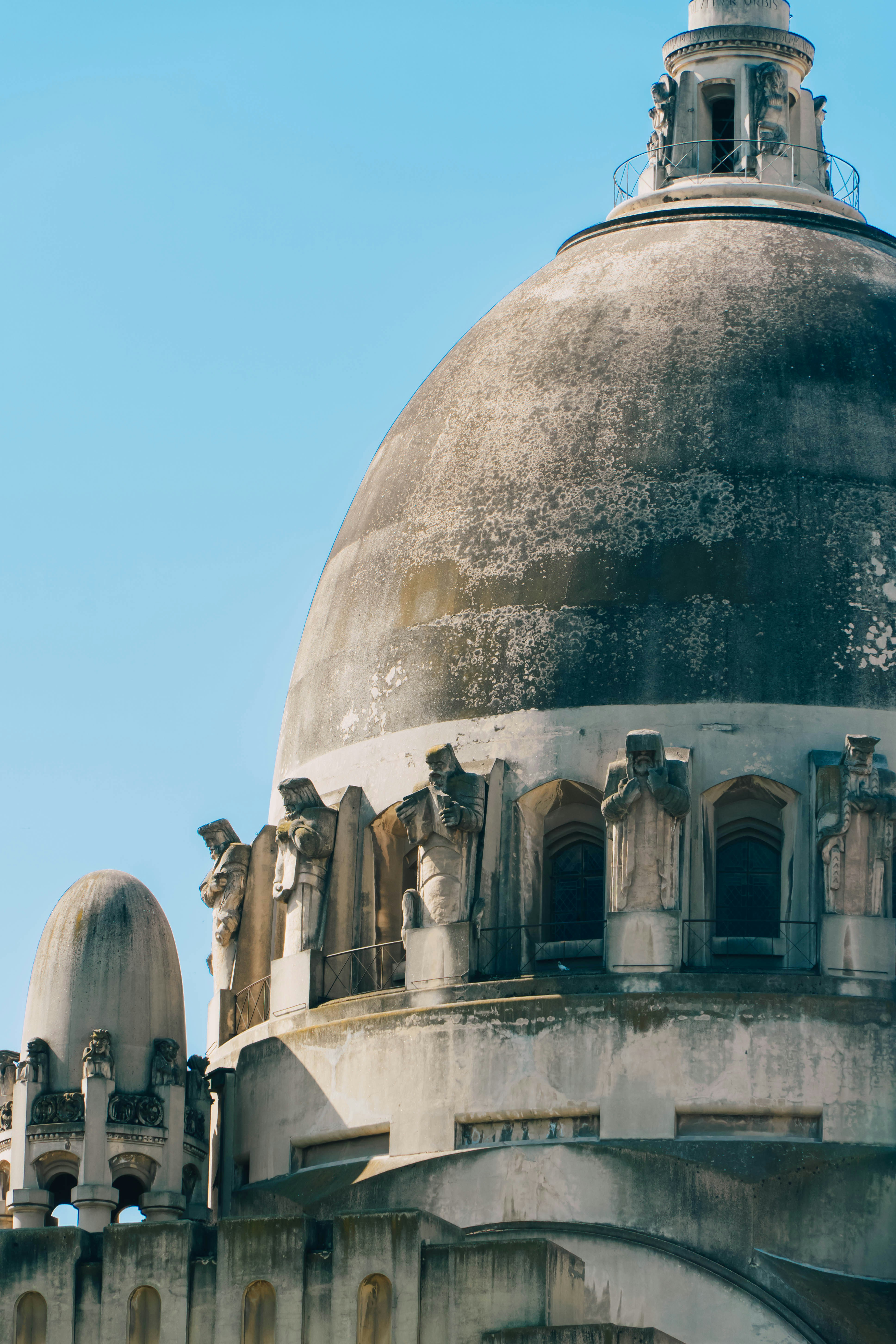 A large dome with statues on top of it photo – Free Santiago Image on ...