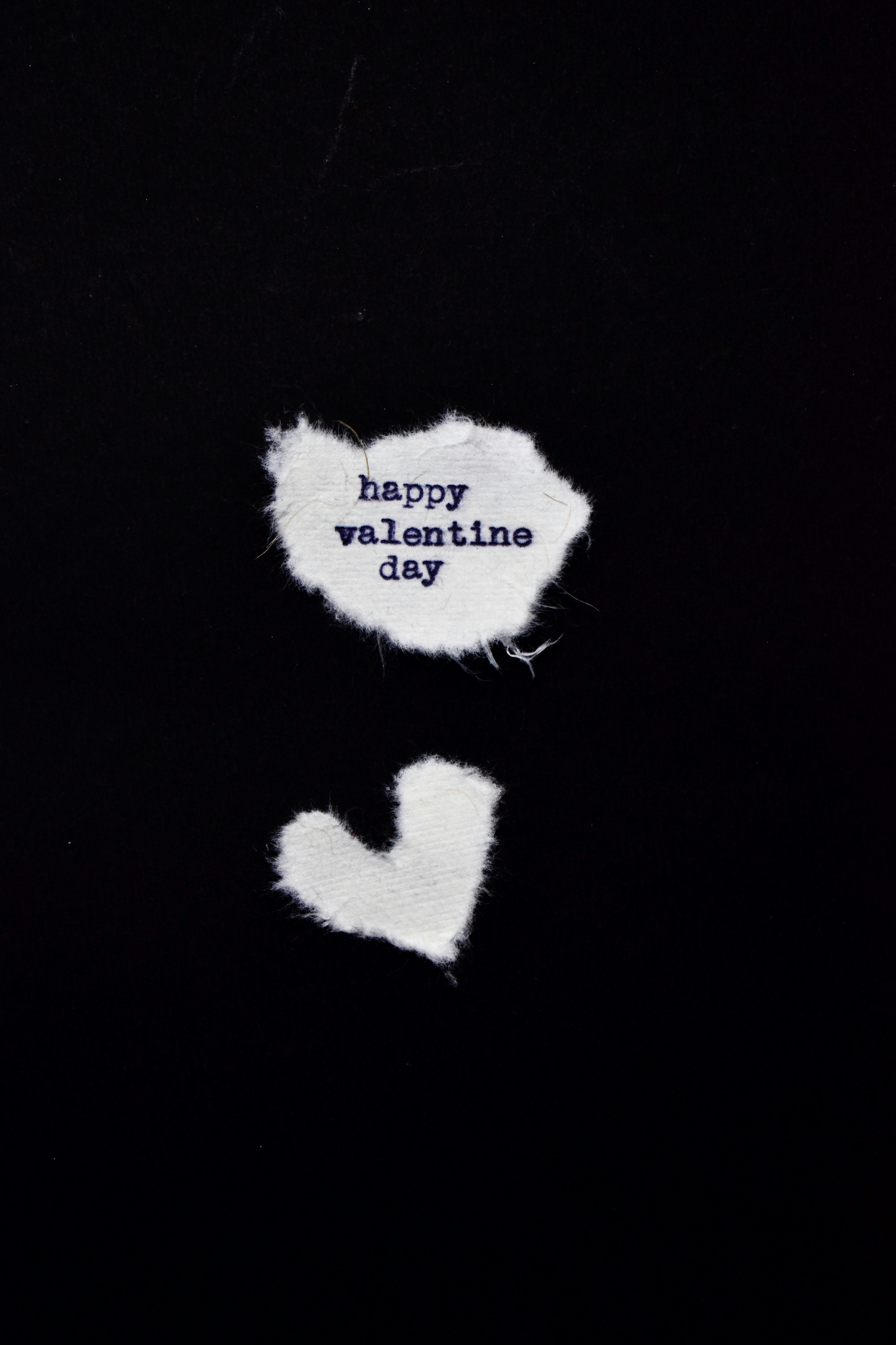 a piece of paper with the words happy valentine's day written on it