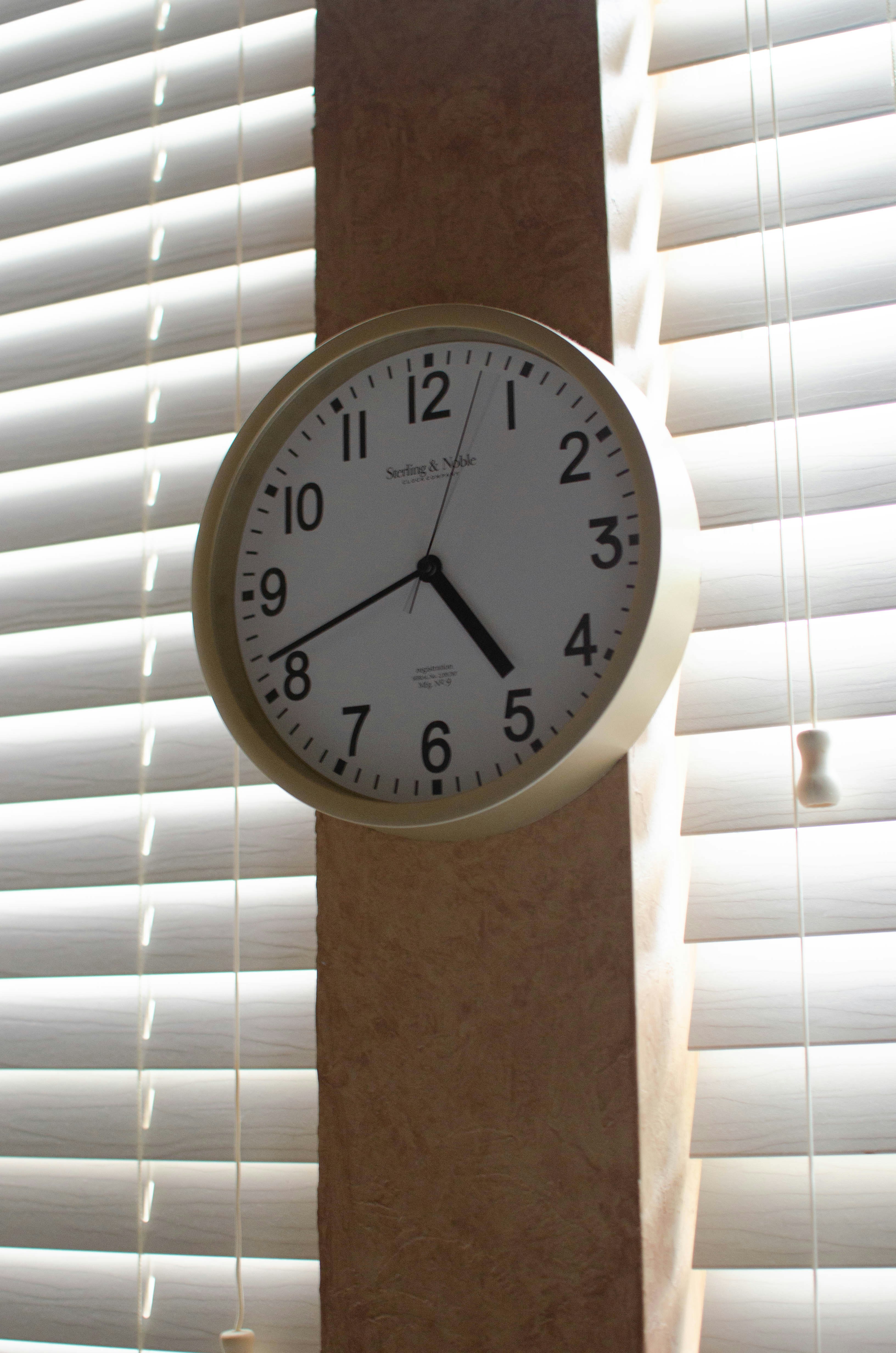 Timeless Precision: A Clock's Silent Vigil