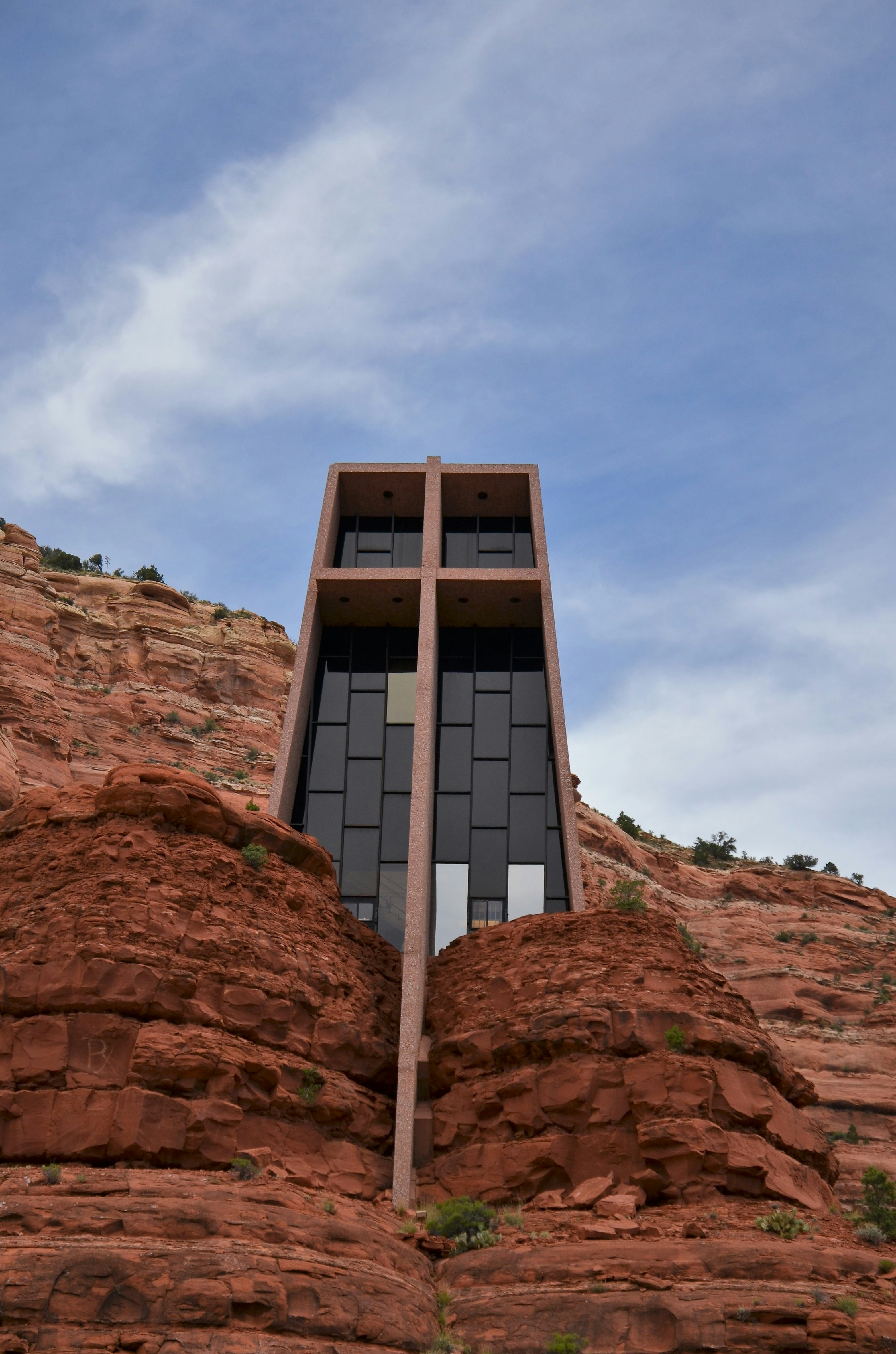A very tall building sitting on top of a rocky hill photo – Free Sedona ...