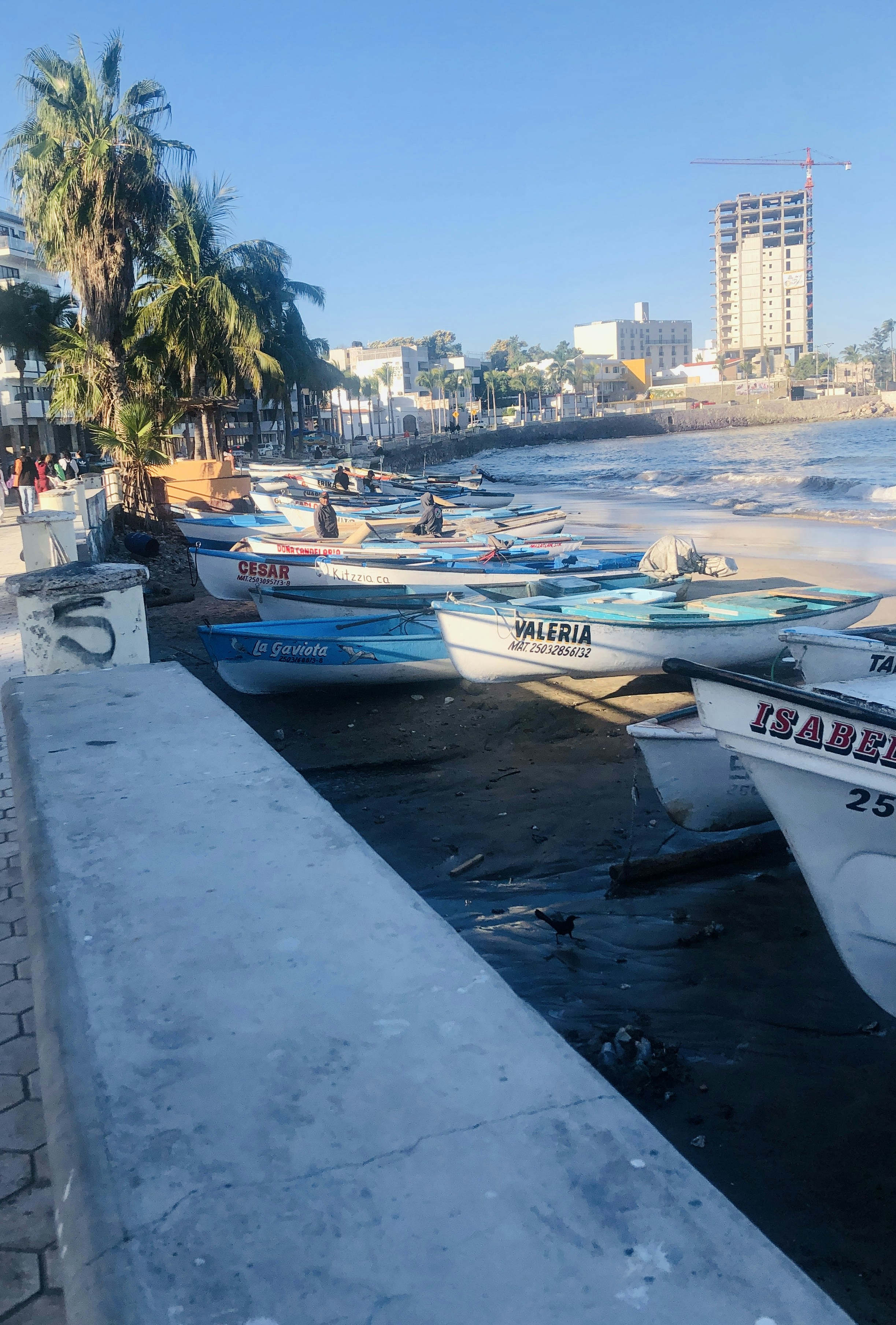 A group of boats sitting on top of a beach photo – Free Mexico Image on ...