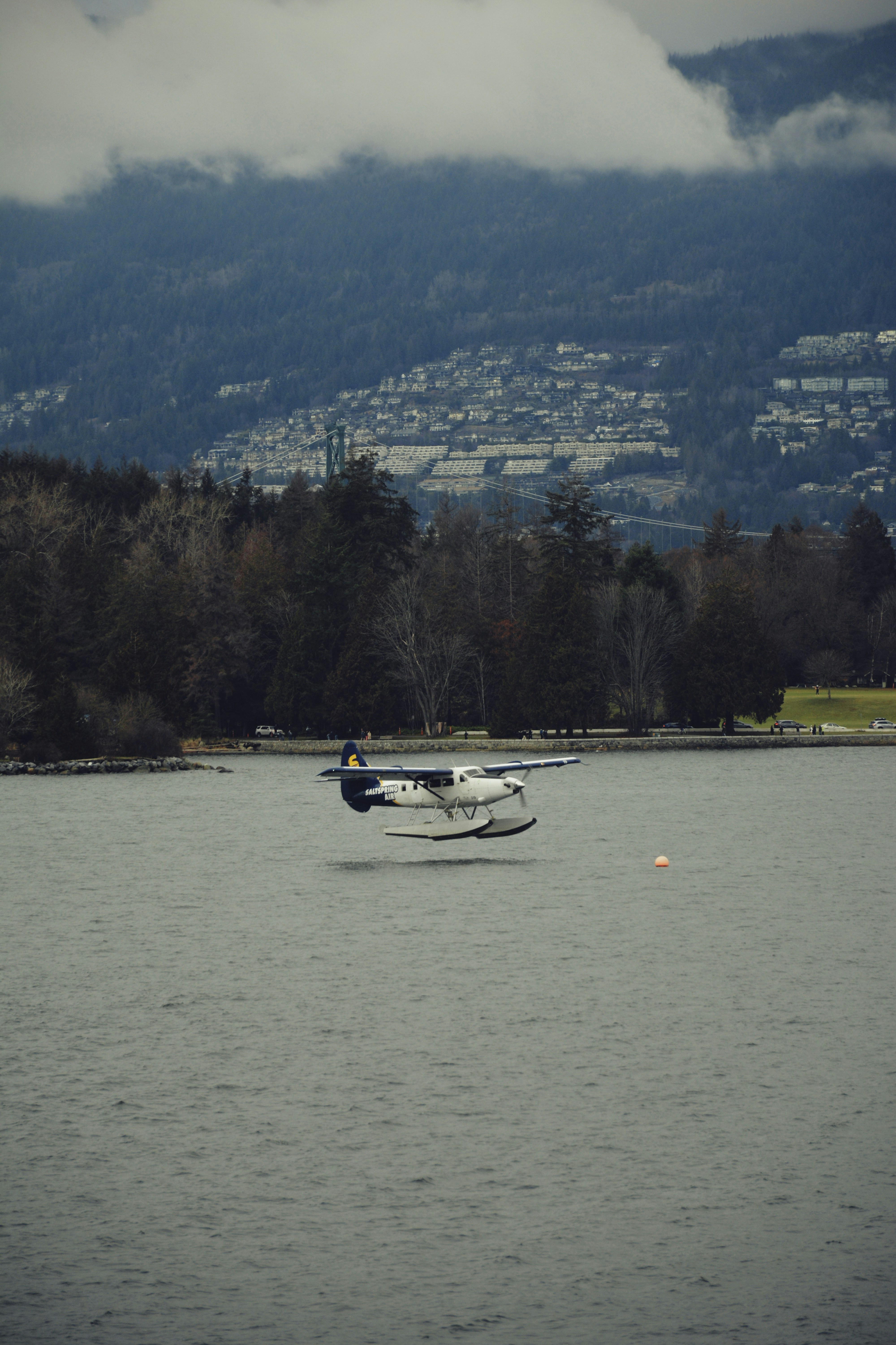 Un petit avion survolant un grand plan d’eau photo – Image gratuite de ...