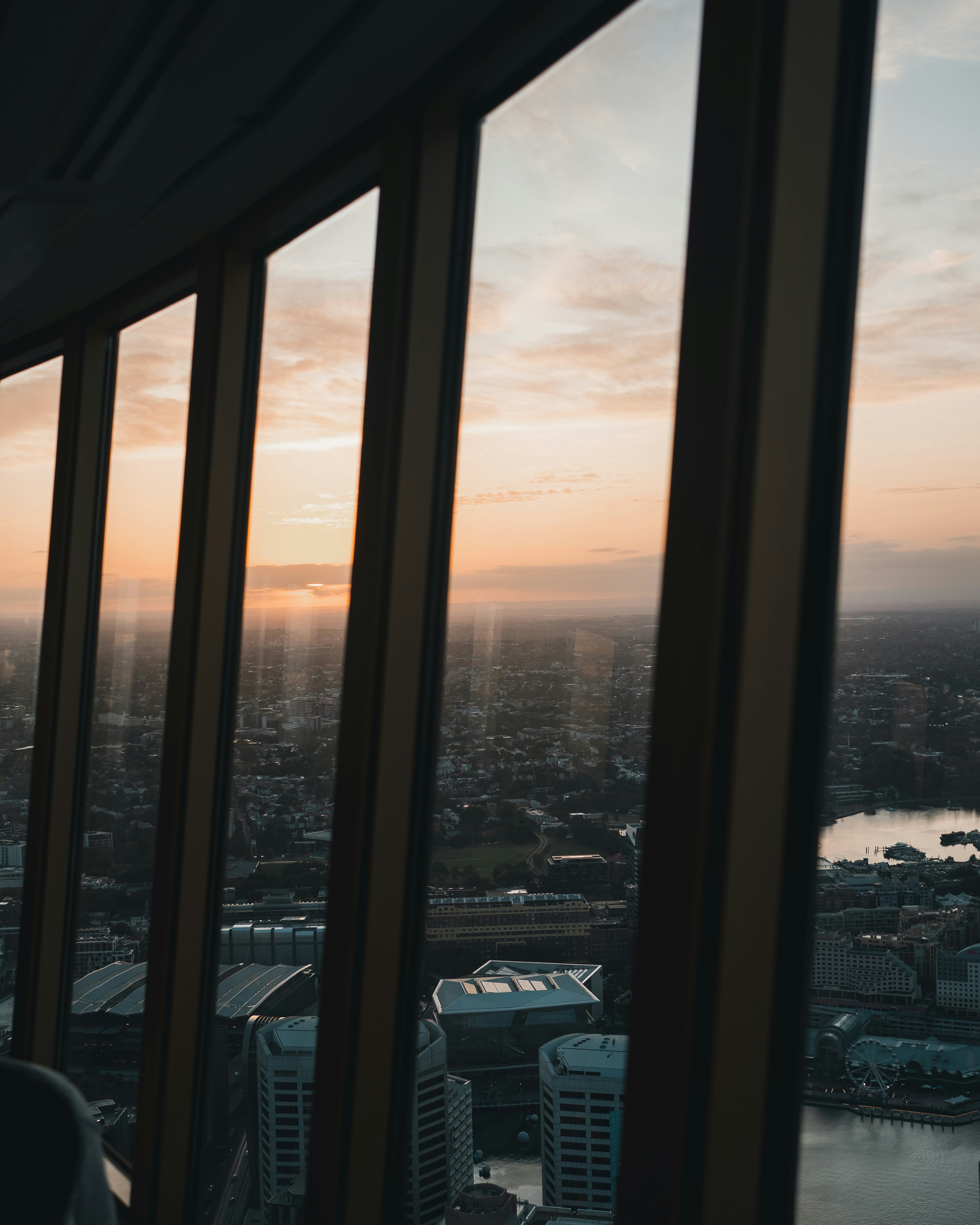 A view of a city from a high rise building photo – Free Australia Image ...
