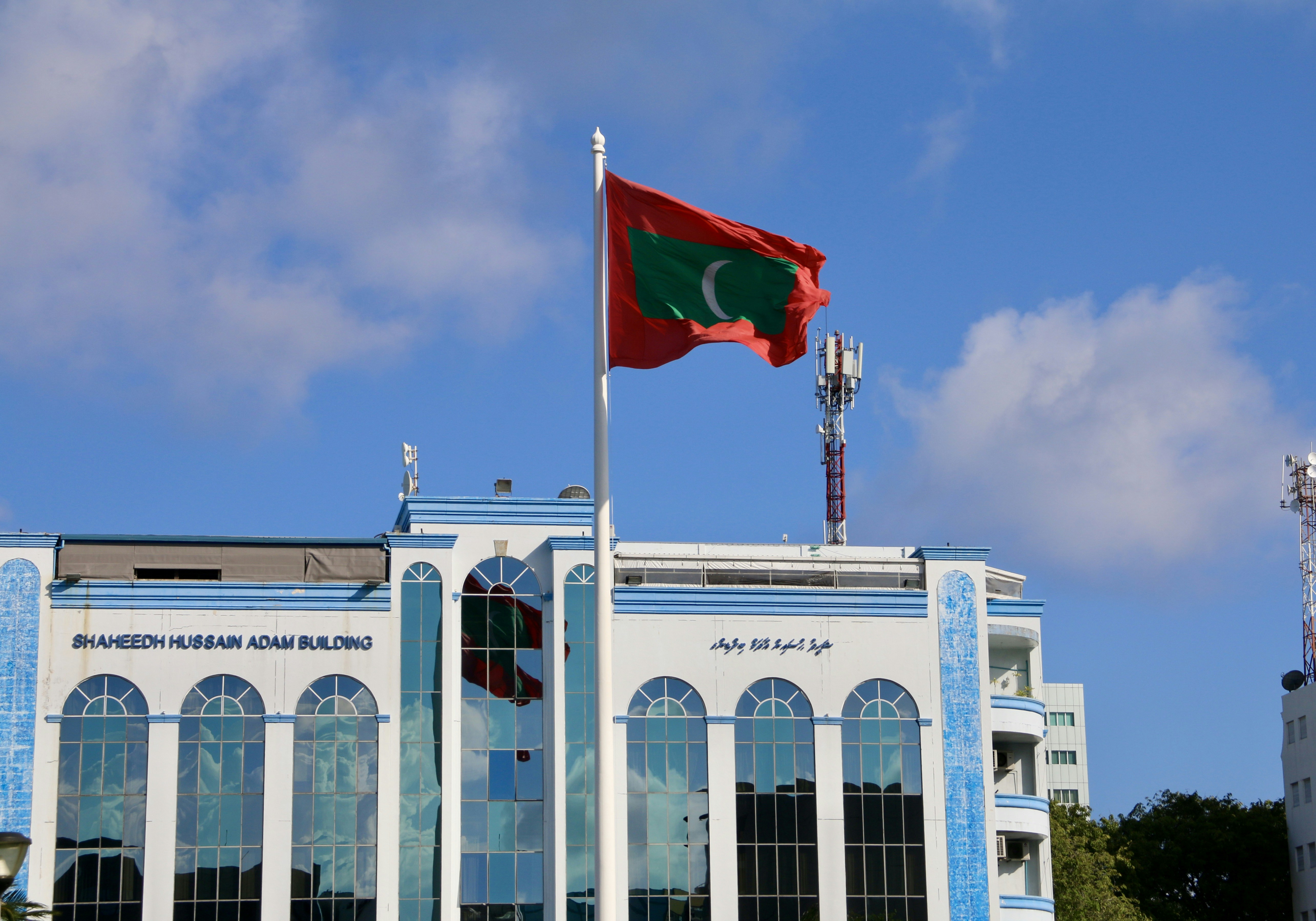 Majestic Facade of Malé's Architectural Gem