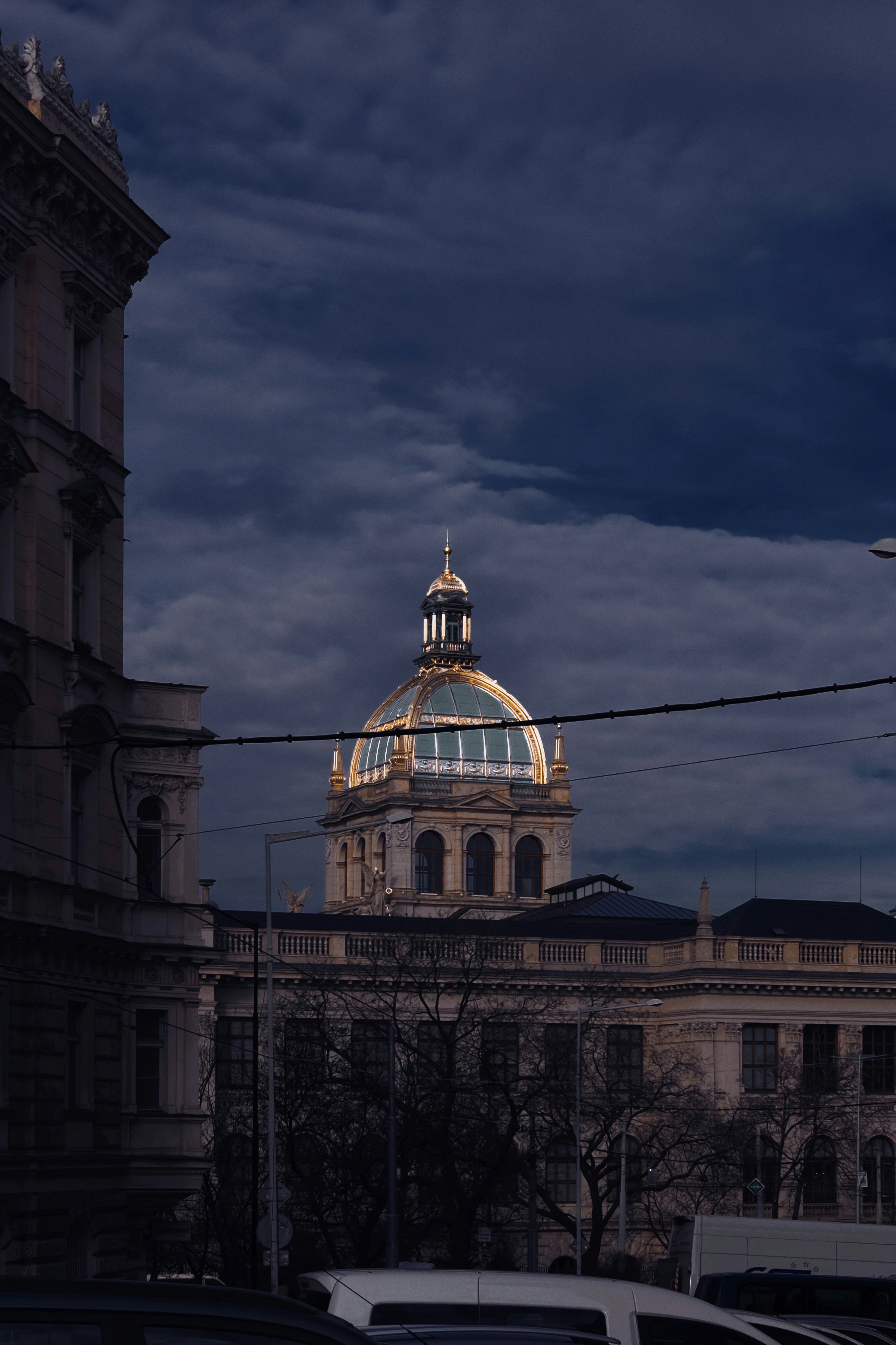 Dome of the City: Evening Light on a Historic Skyline