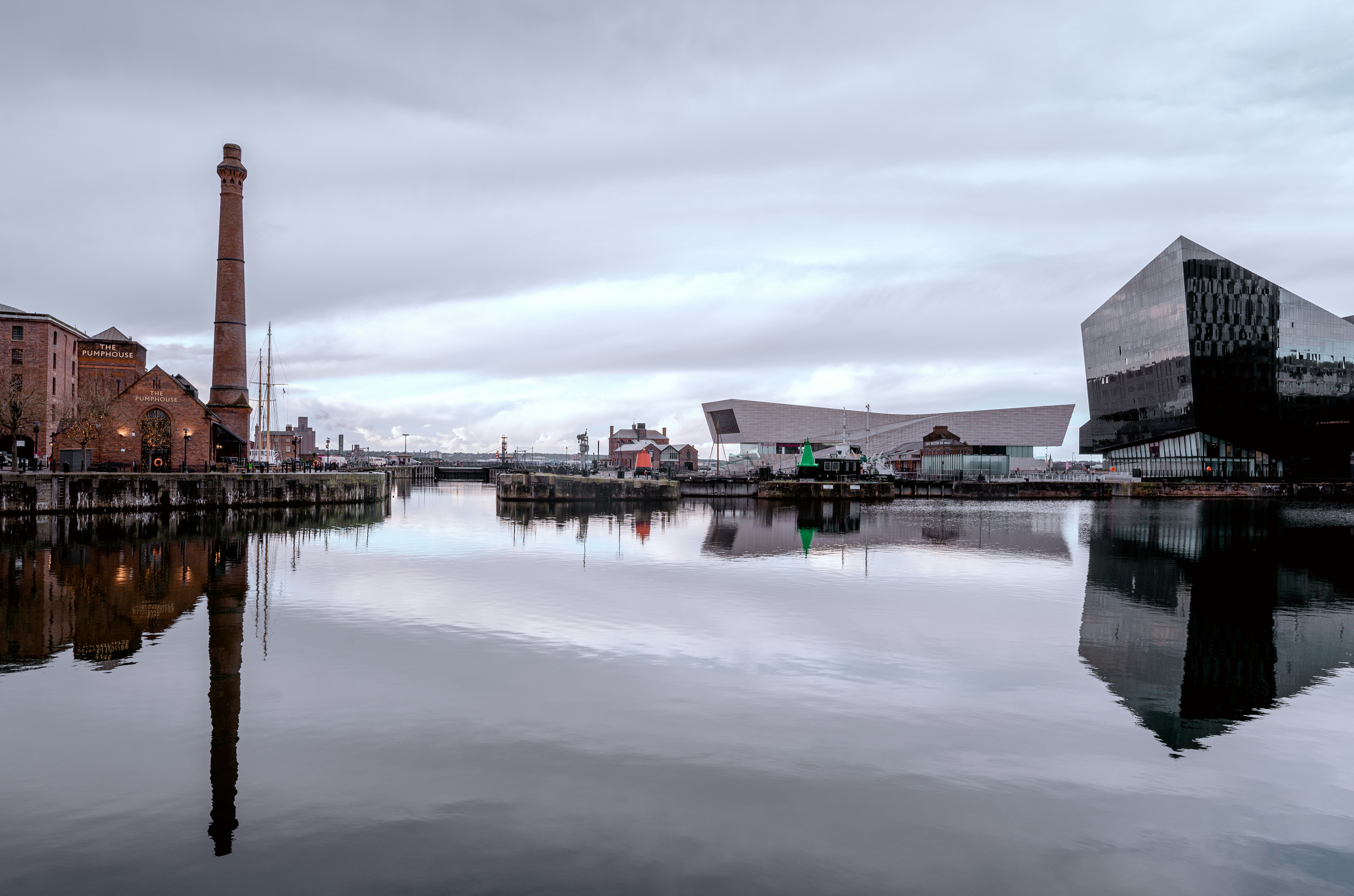 Reflections on the Liverpool Waterfront: Industry and Modern Glass