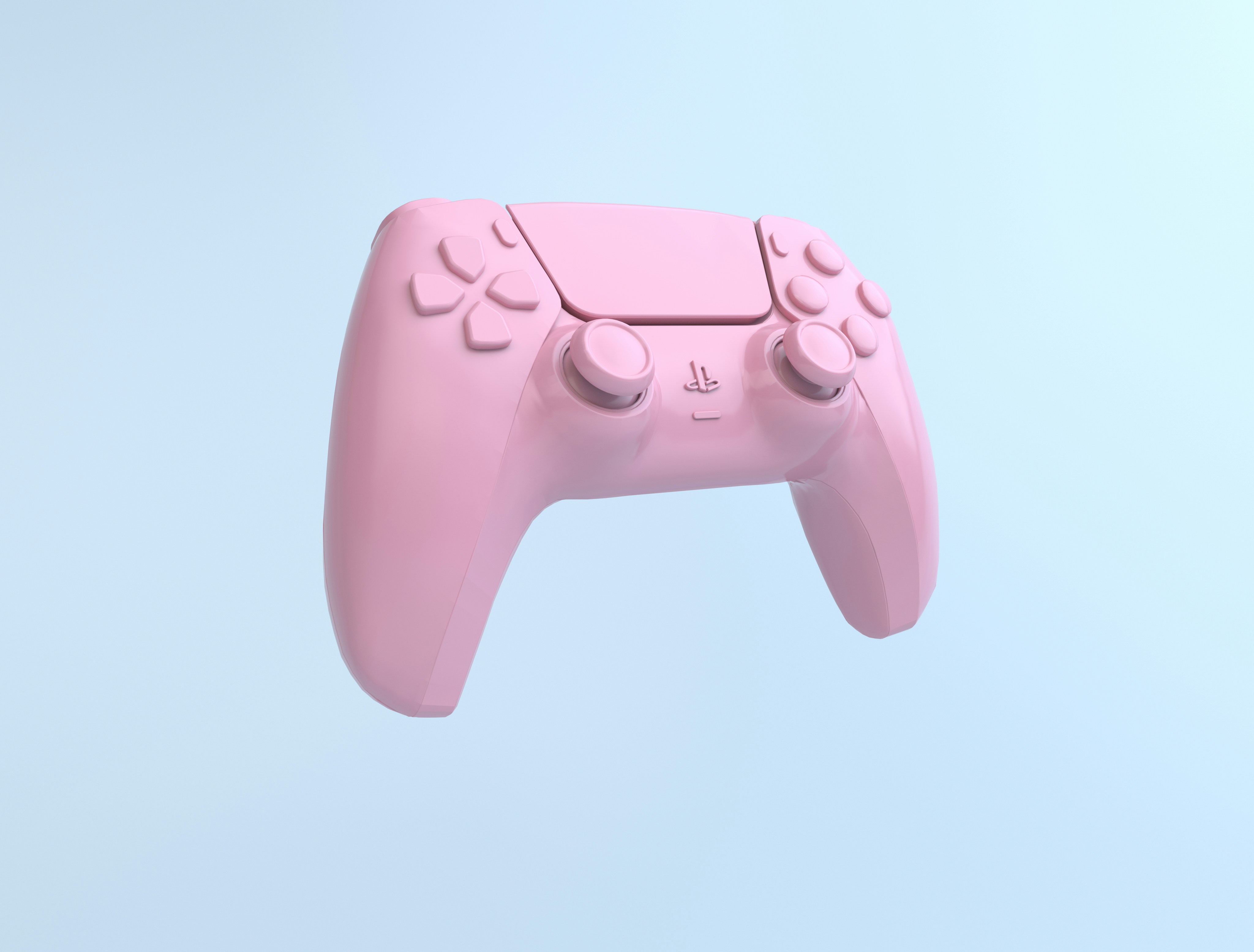 A pink video game controller flying through the air photo – Free Los ...