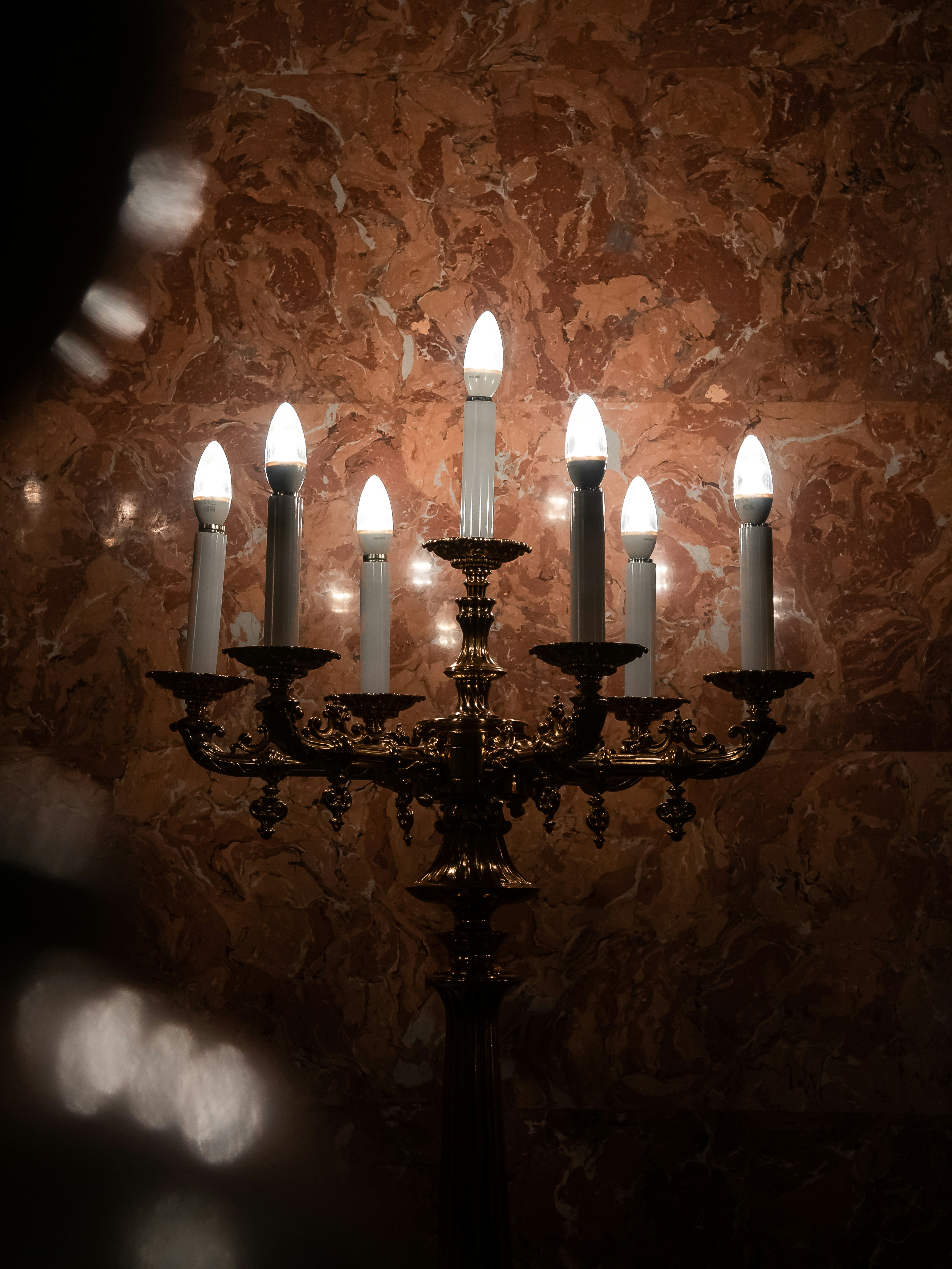 Candelabra in the Hungarian State Opera