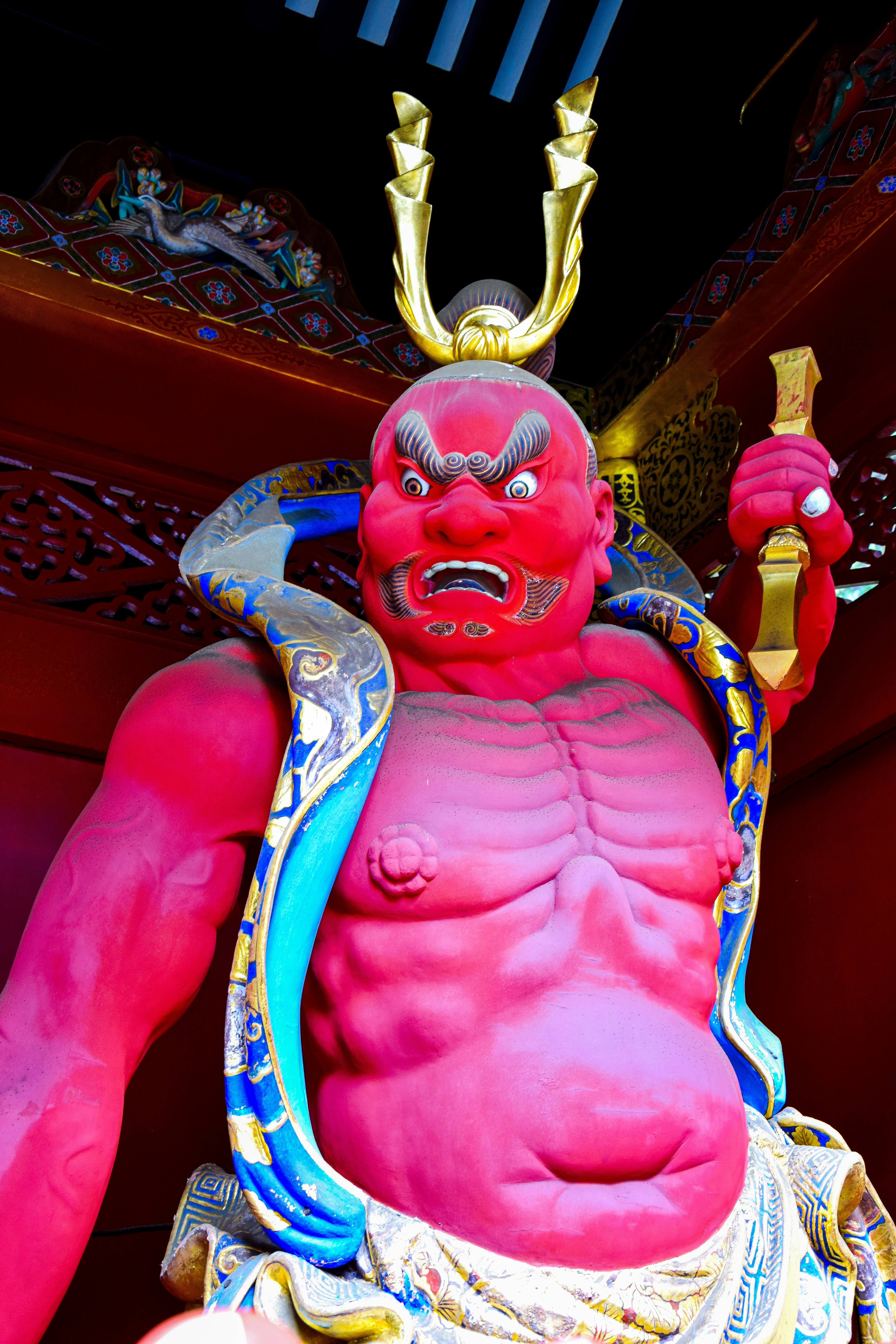 A statue of a man with a snake around his neck photo – Free Nikko Image ...