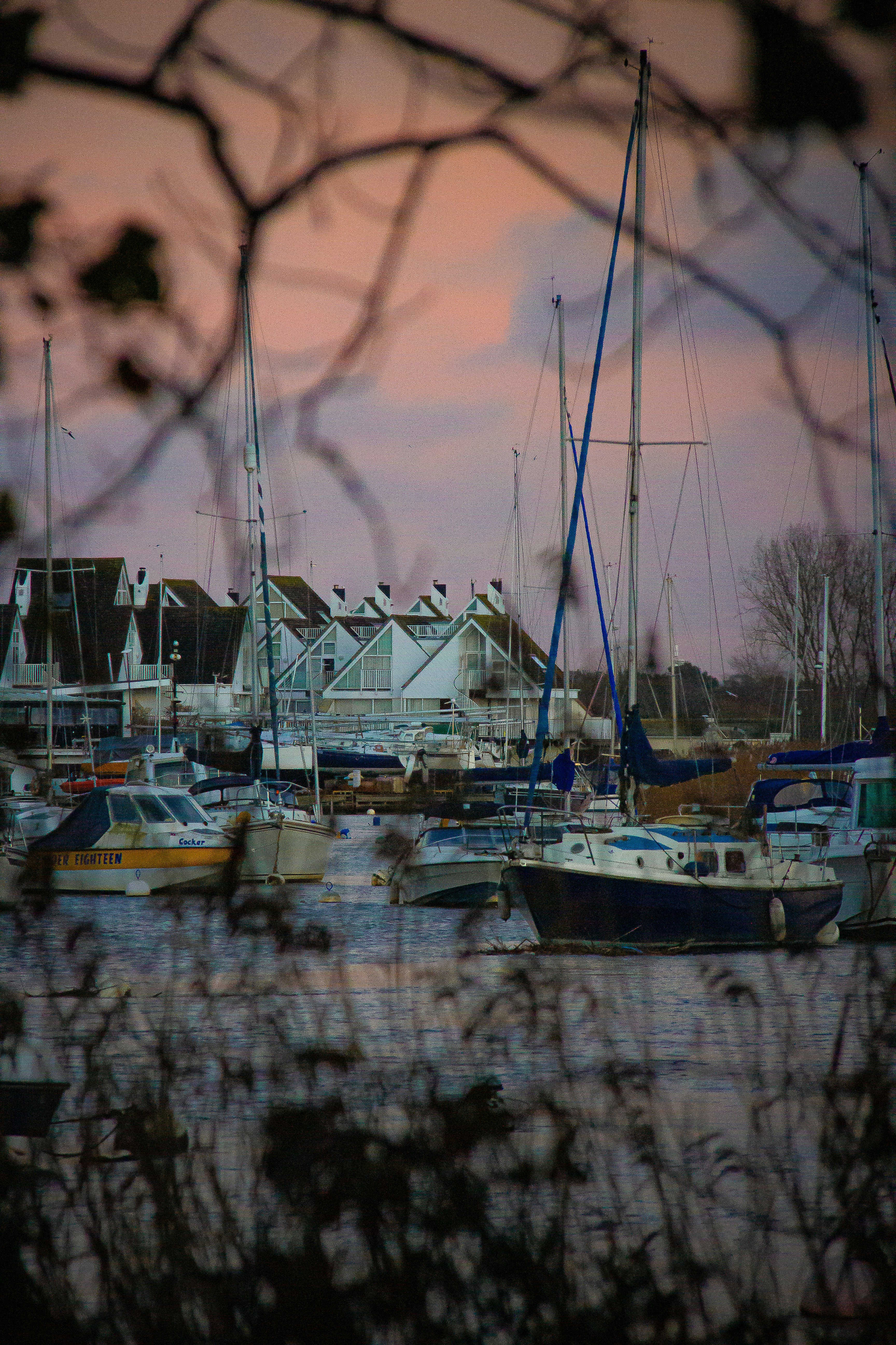 Harbor Serenity at Dusk