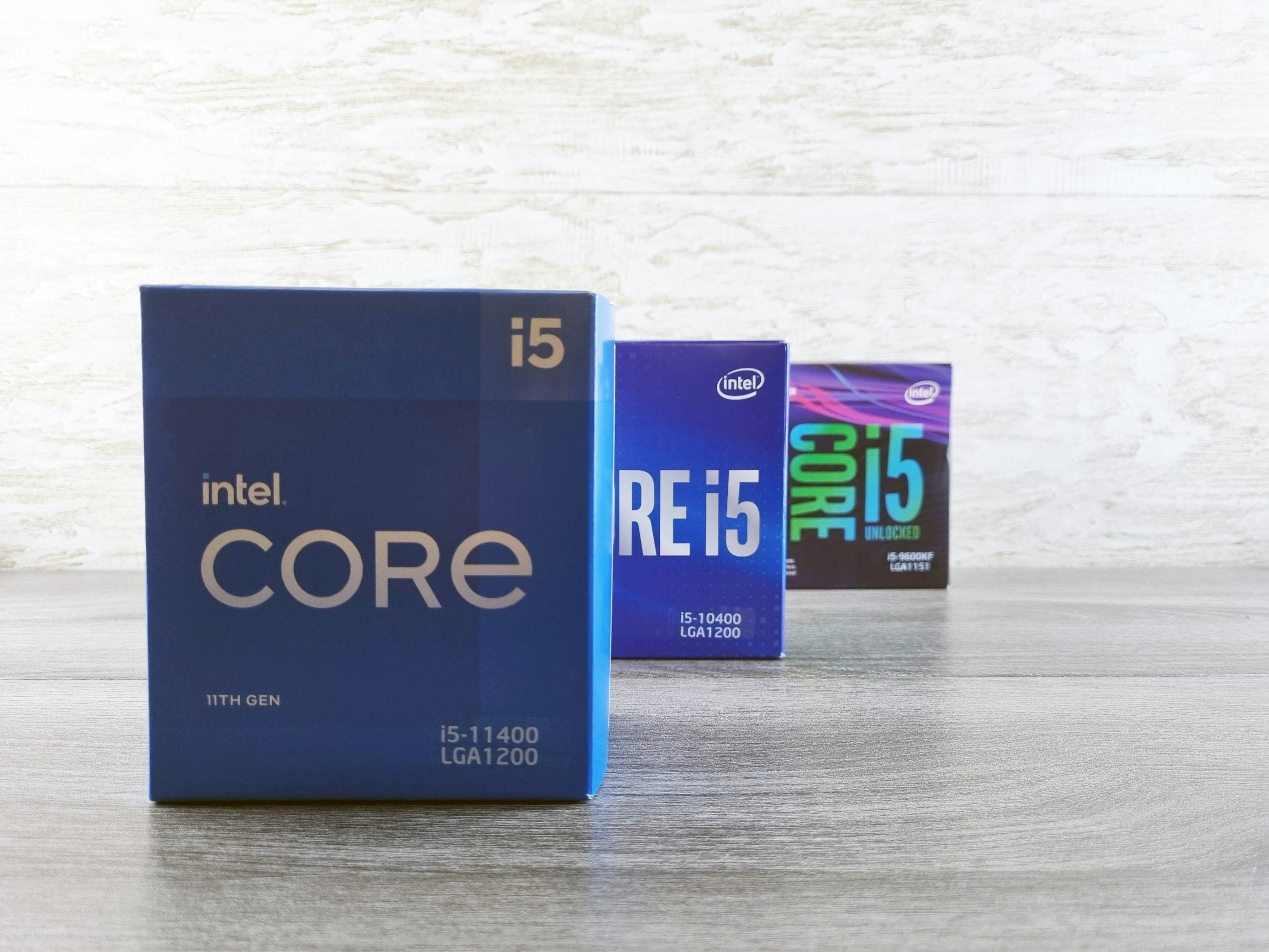 A box of intel core is sitting on a table photo – Free Hardware Image ...