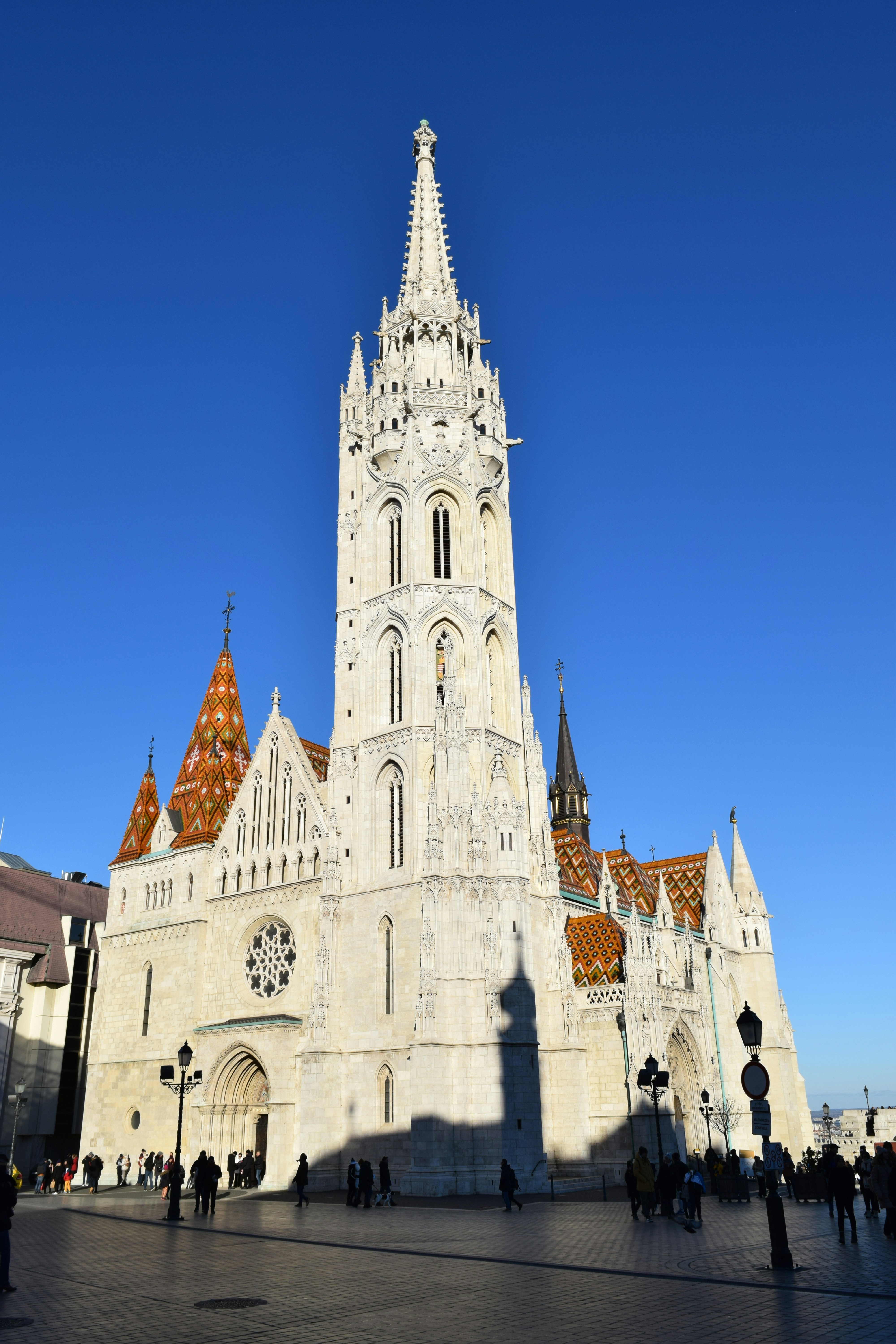 Ivory Spire Framed by a Cerulean Sky