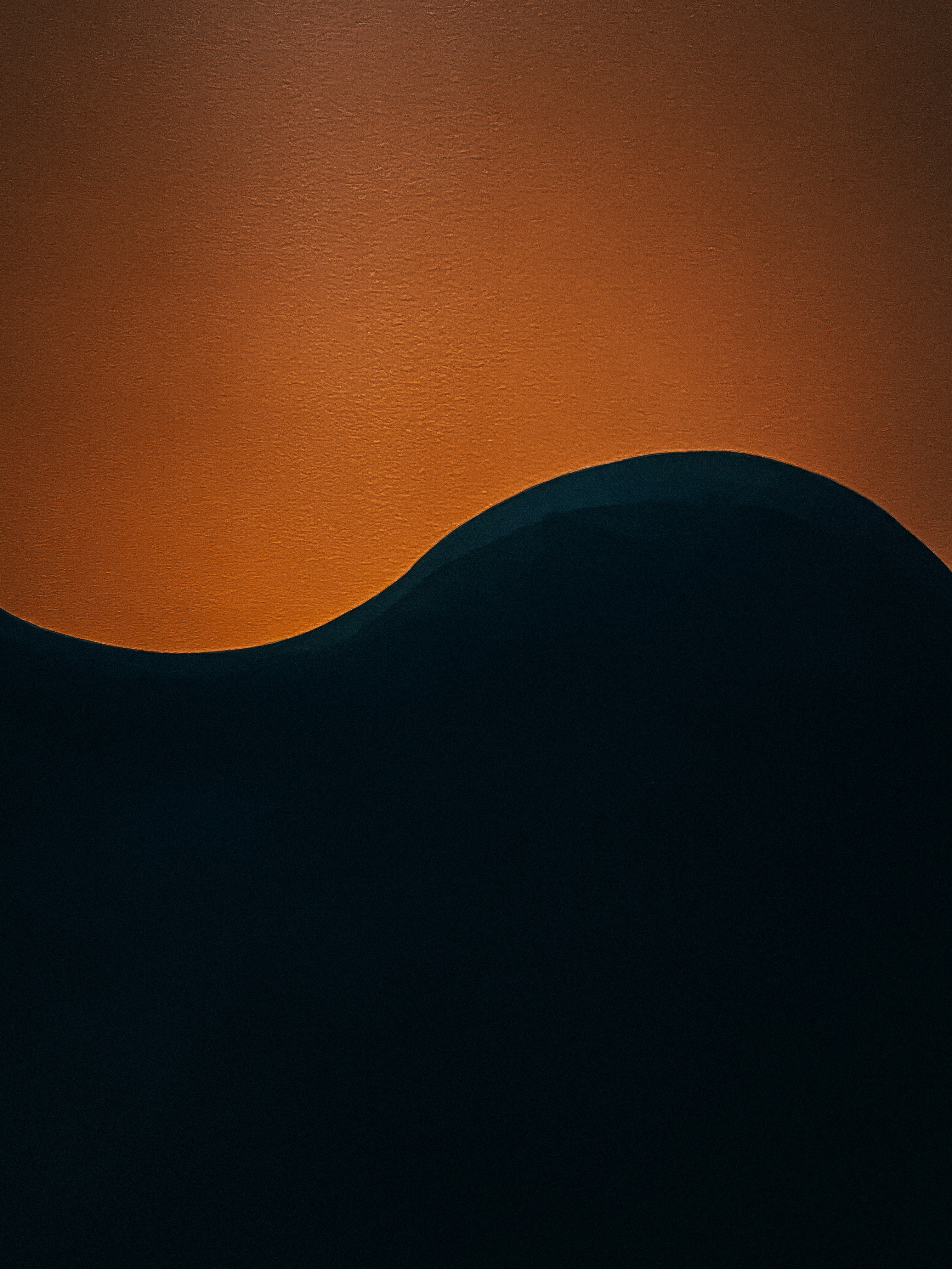 Dusk Crest: A Minimal Dune Against a Copper Sky