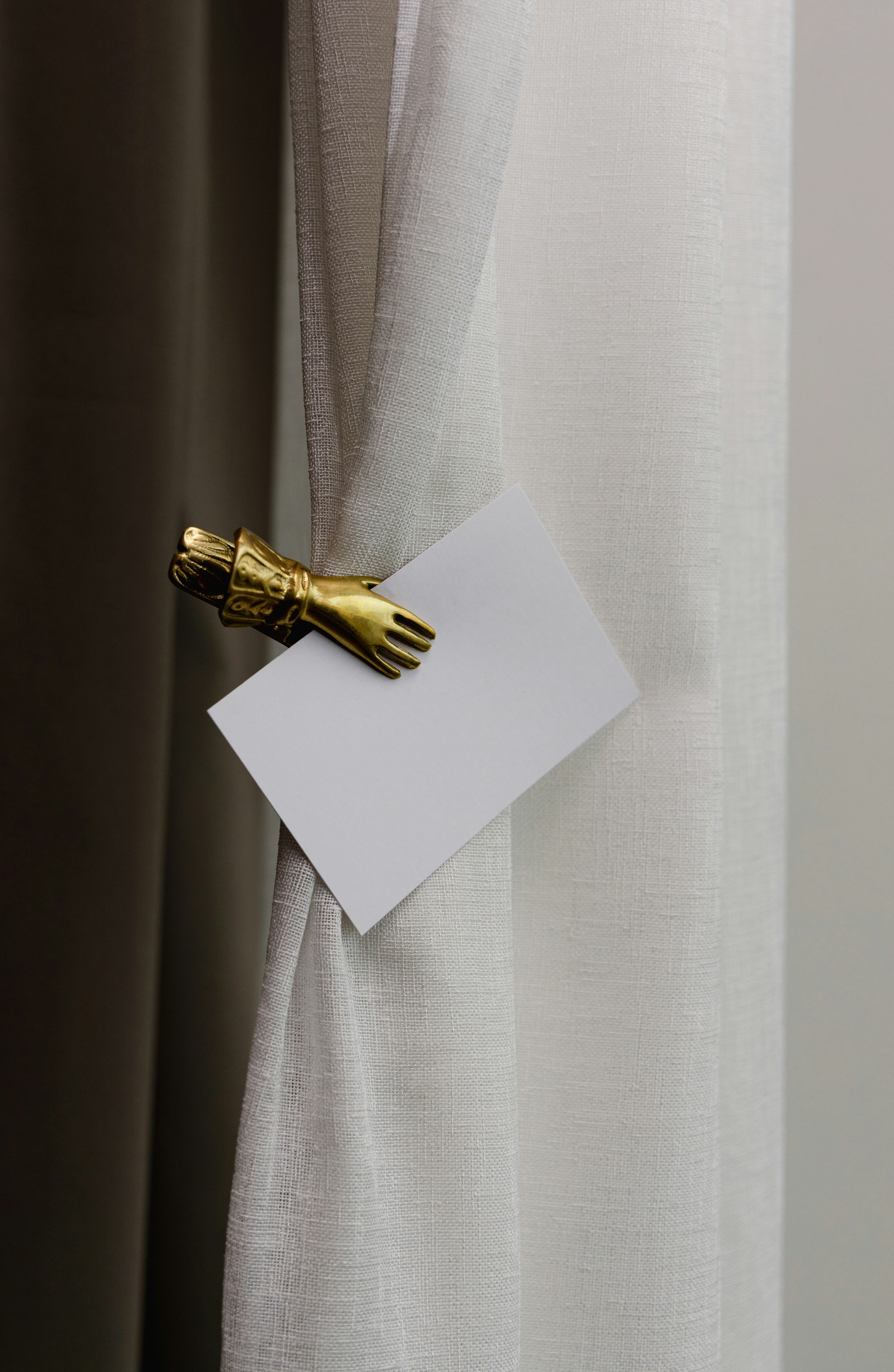 Curtained Quiet: The Golden Glove and a White Card