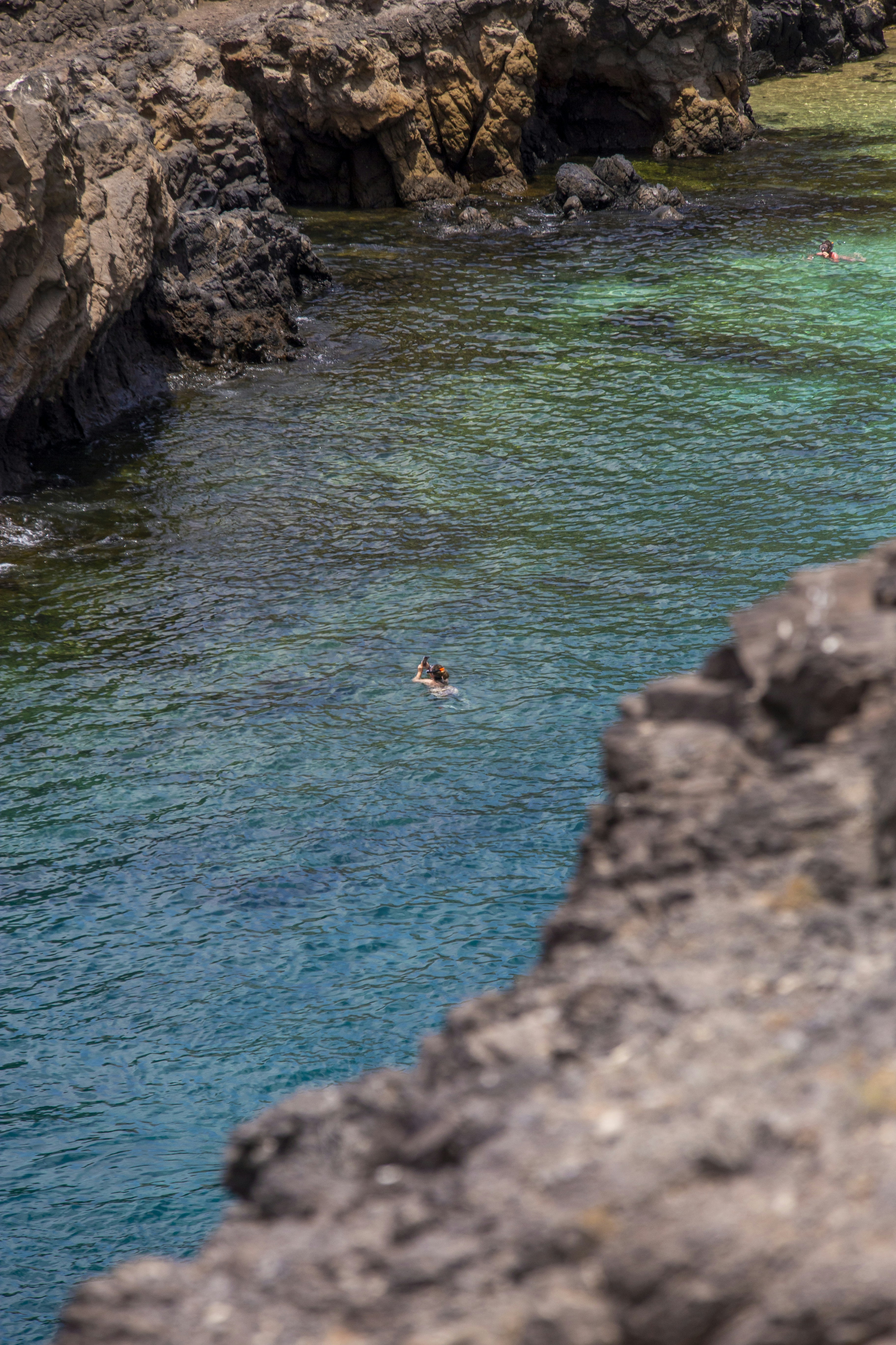 Emerald Waters Between Rugged Cliffs