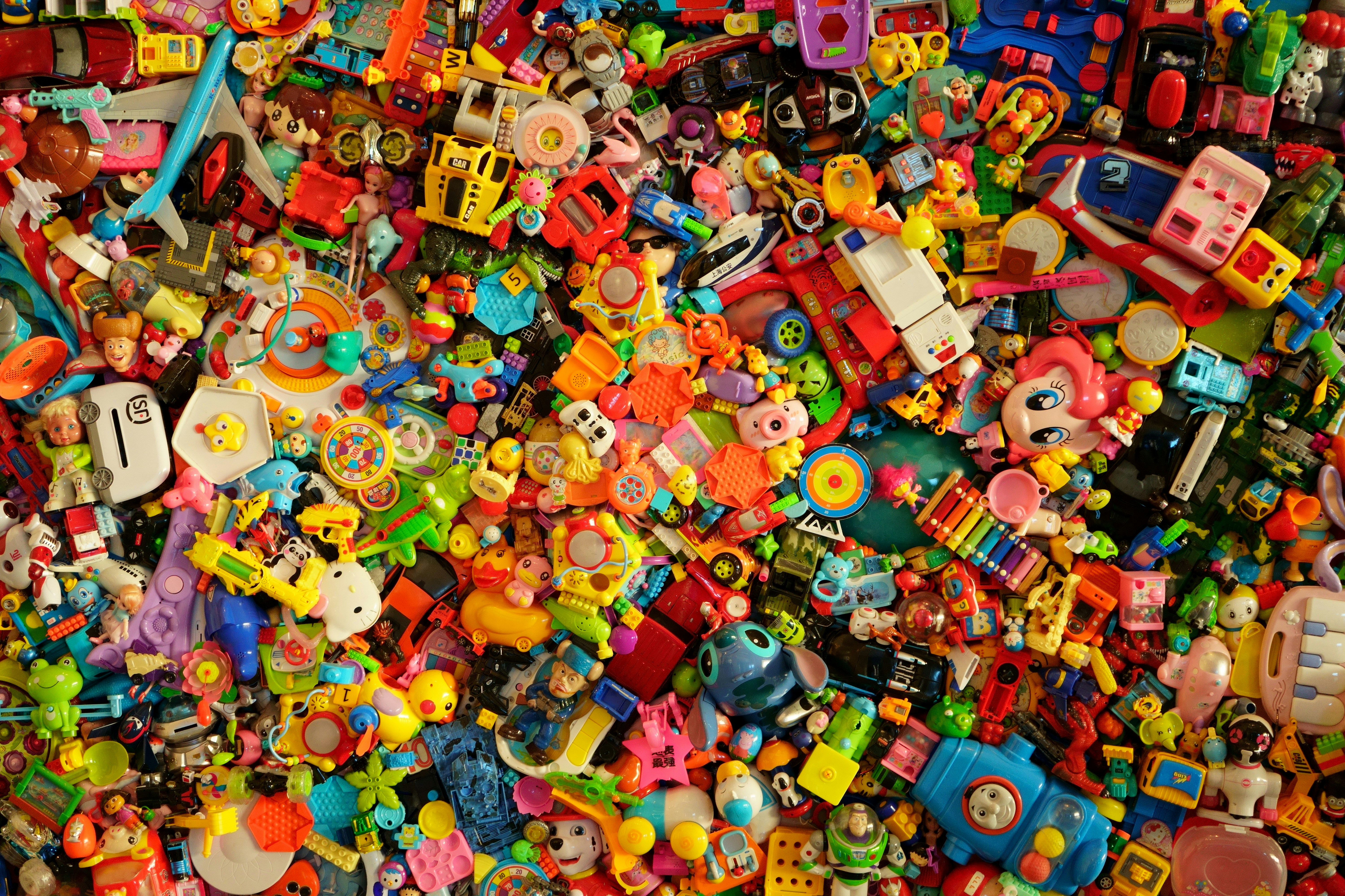 A large pile of toys that are all over the place photo – Free Toy Image ...