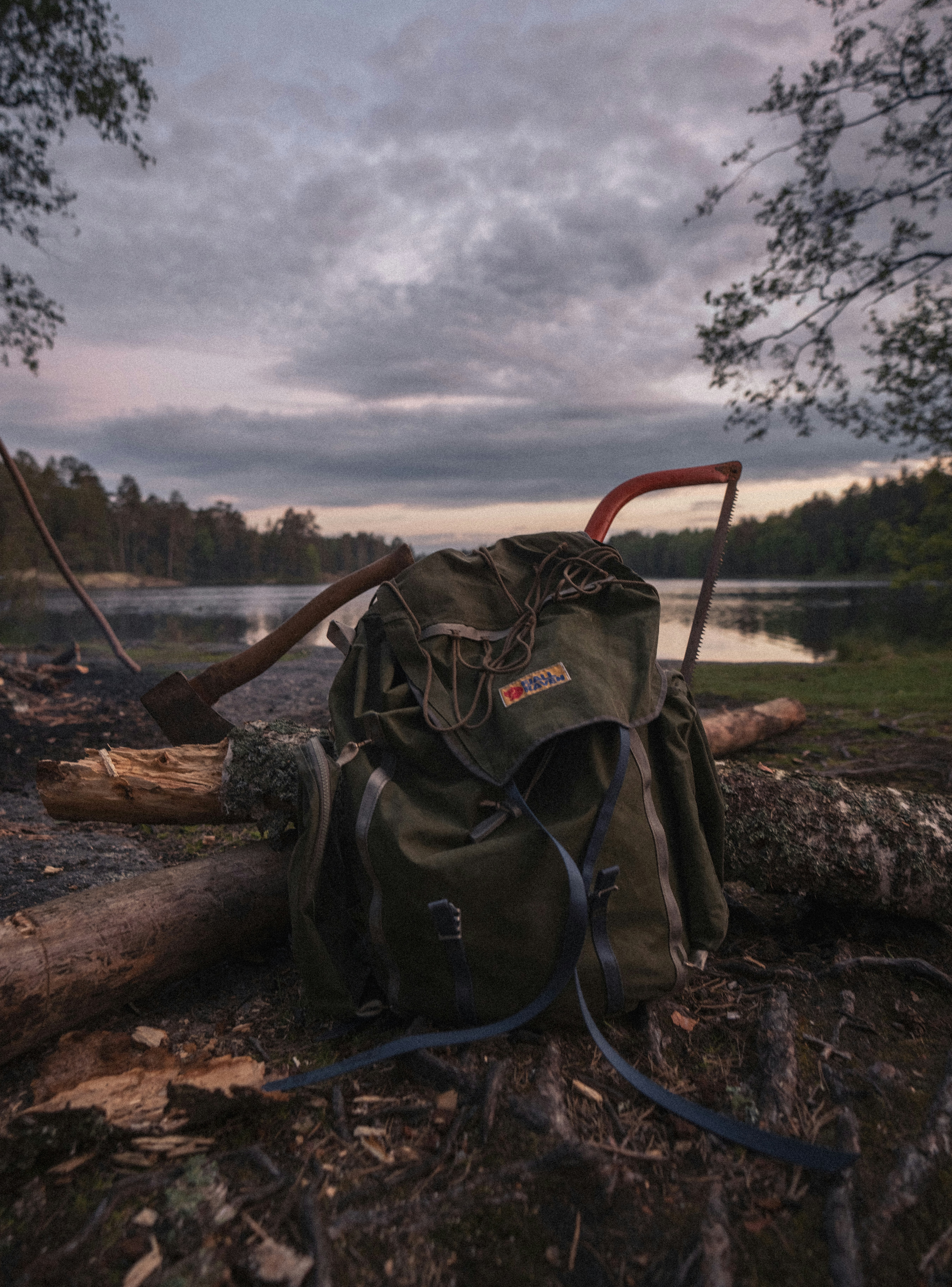 Trailside Pack Rest by Twilight Lake