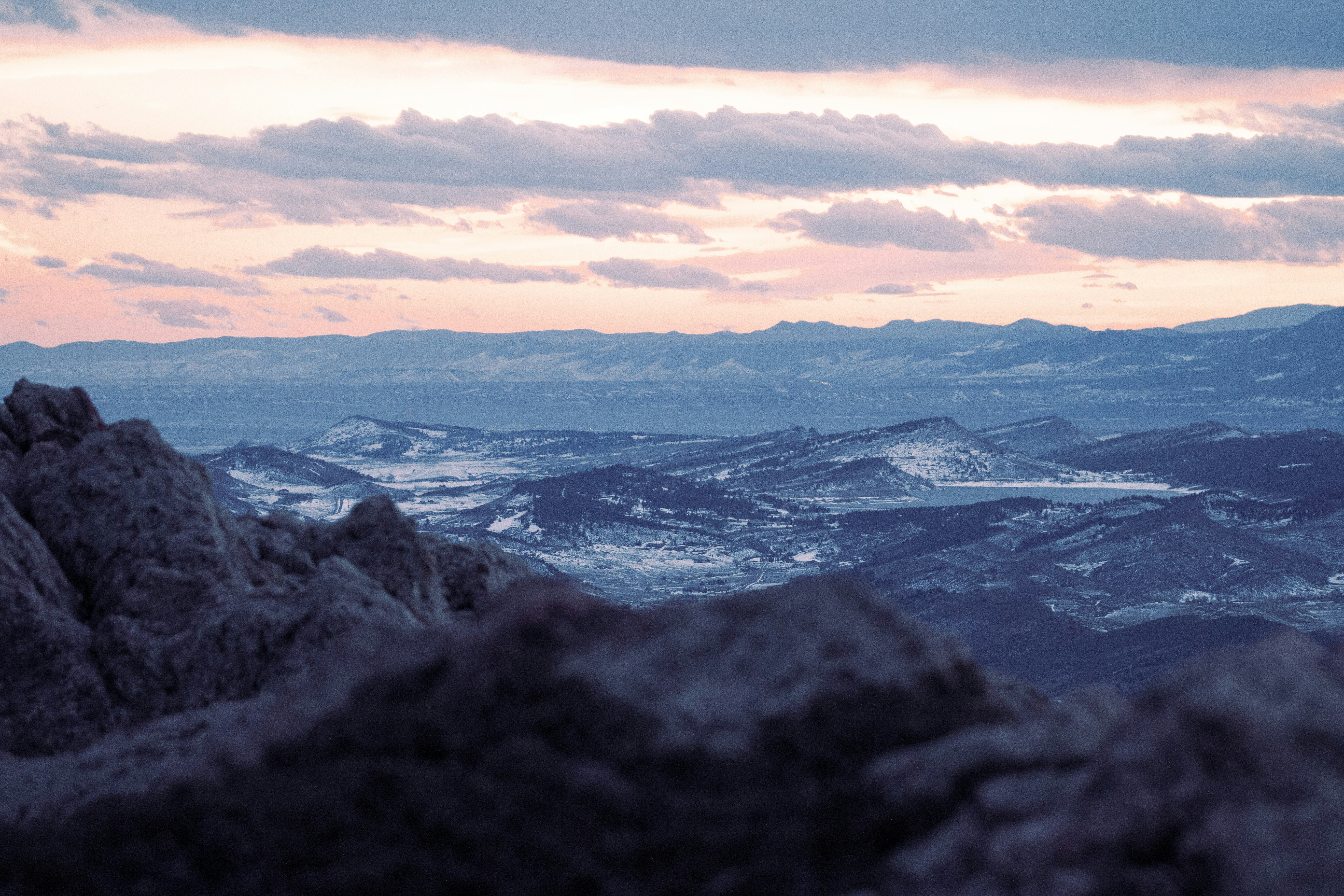 A view of the mountains from a high point of view photo – Free Colorado ...