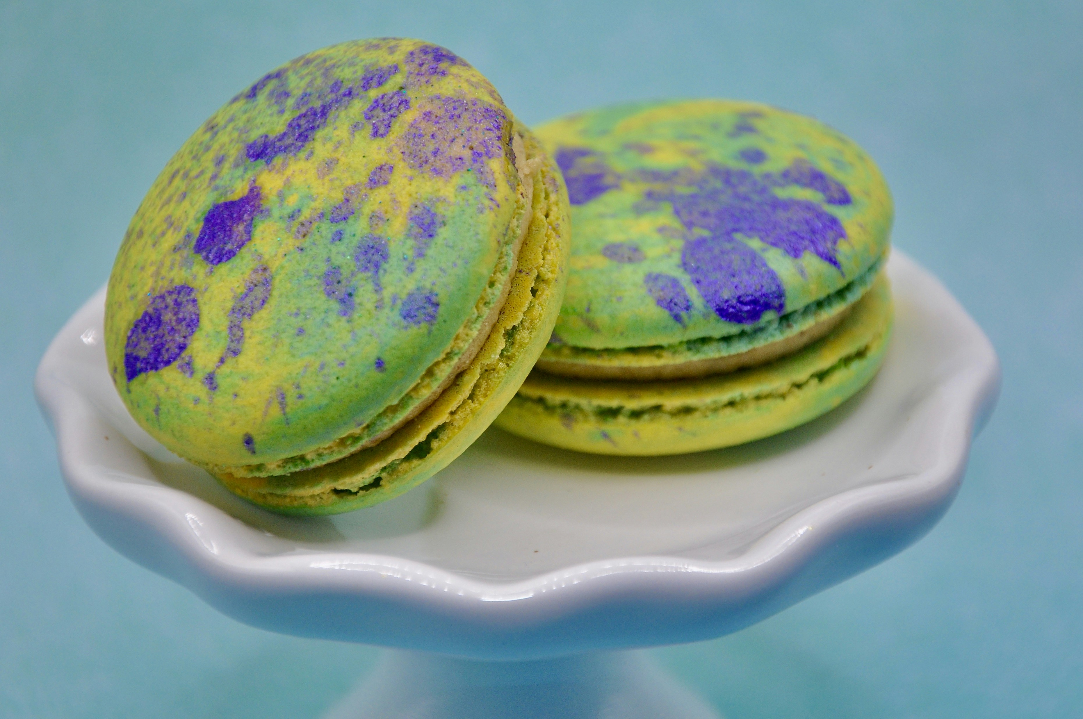Pineapple Brown Sugar Macarons