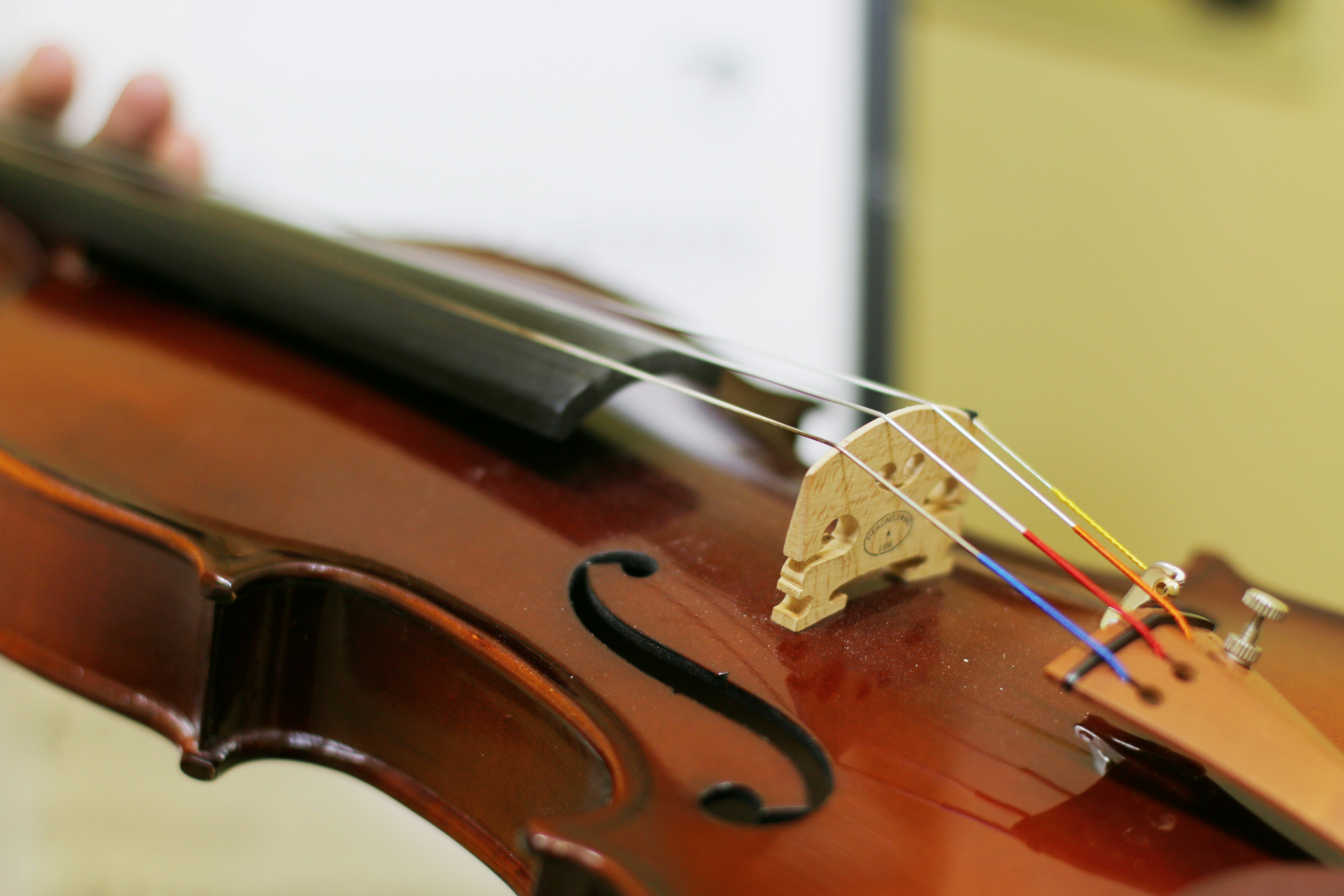 A close up of a violin being played photo – Free Violin Image on Unsplash