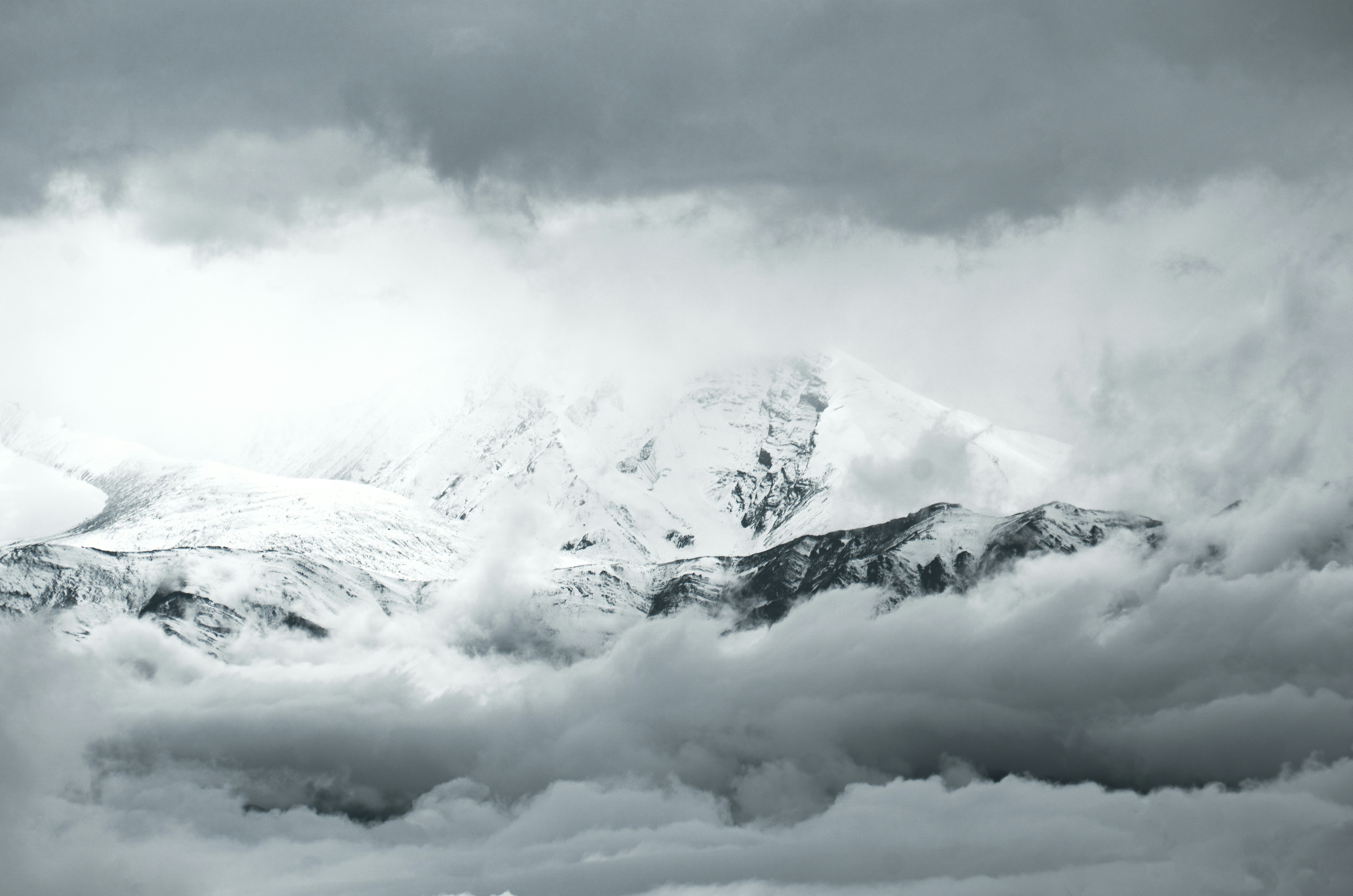 Snow Mountain Sky Clouds Pictures | Download Free Images on Unsplash