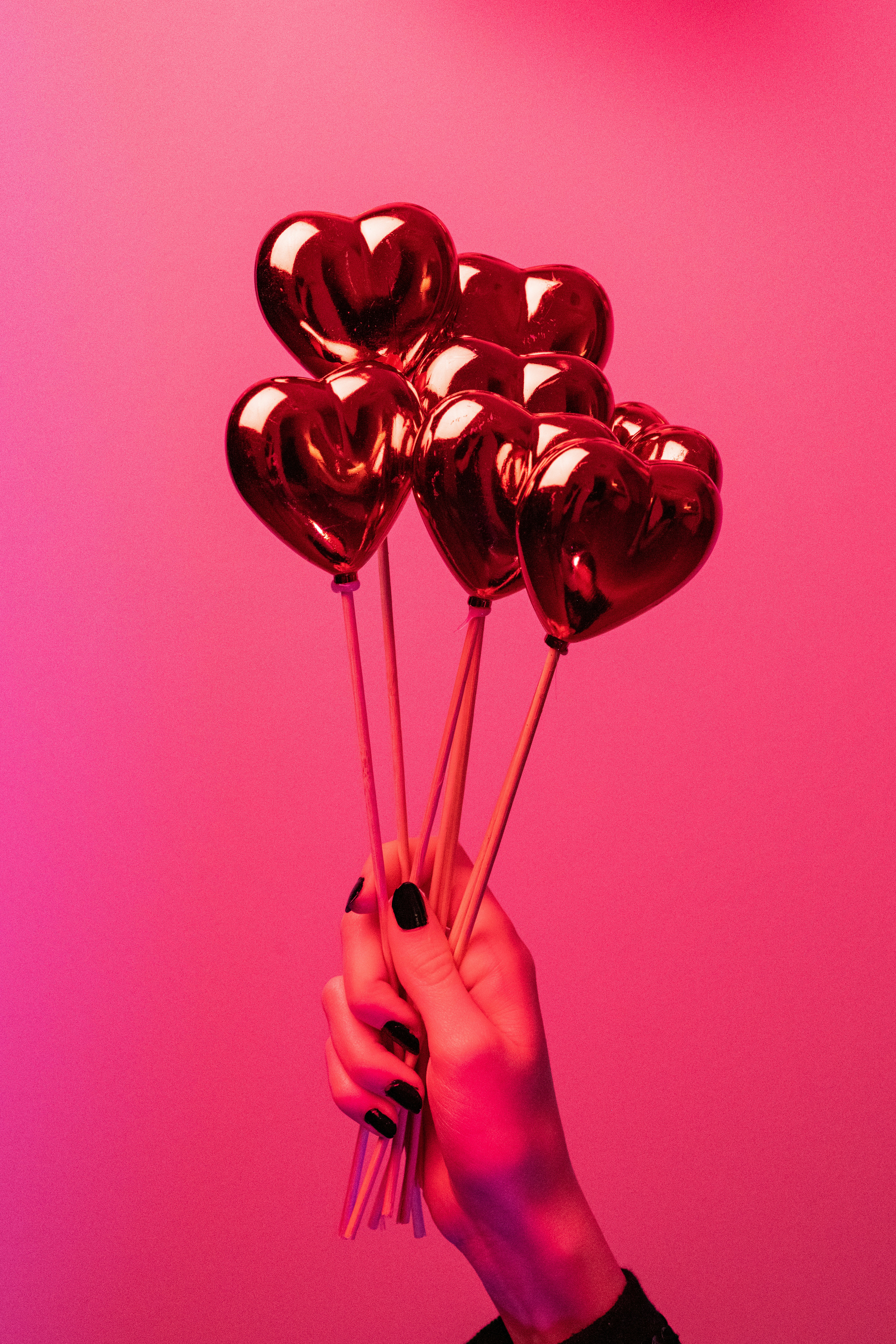 Pink Heart Balloons Tumblr