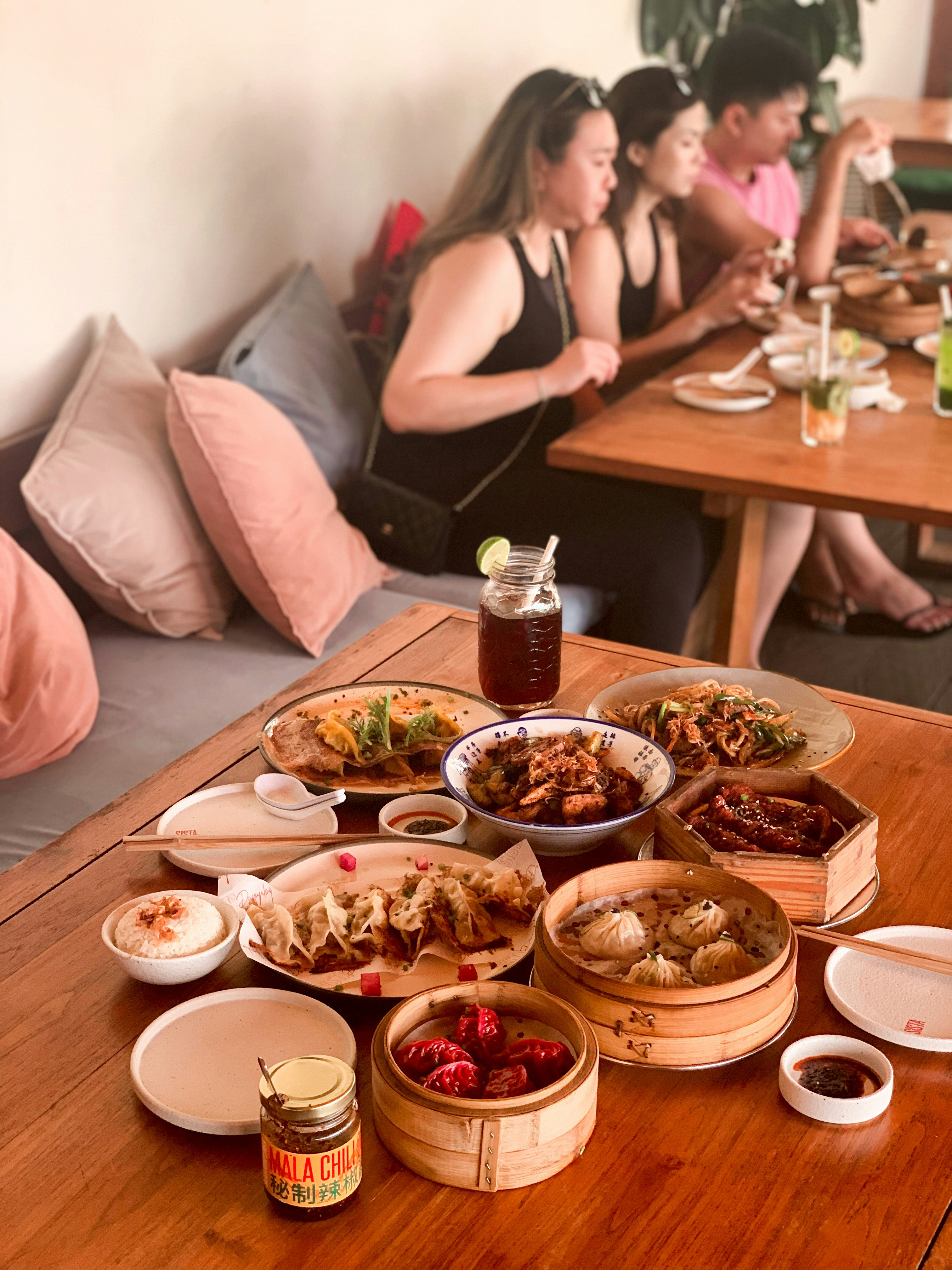 Confetti of Shared Plates: A Central Table Feast with Friends