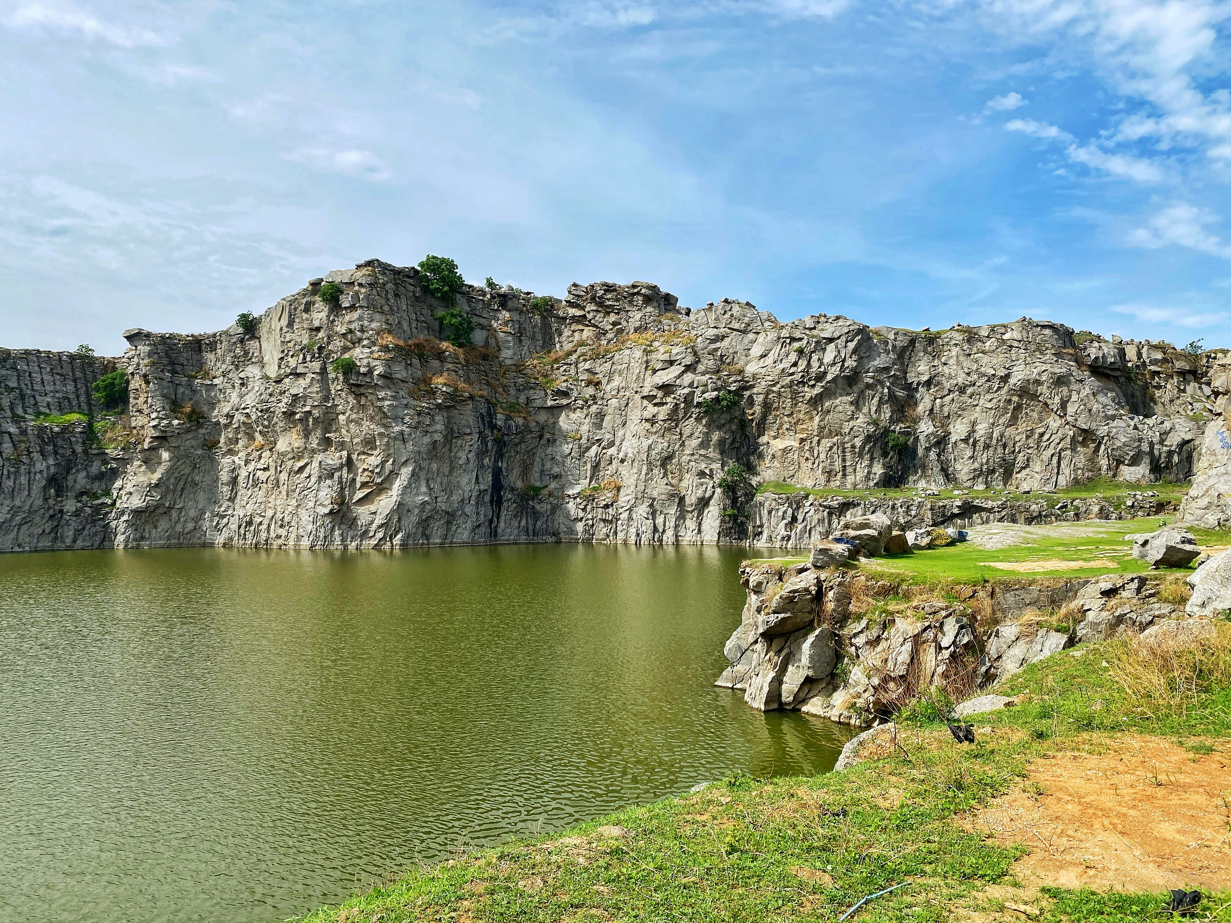 Serene Cliffs Embrace Emerald Waters