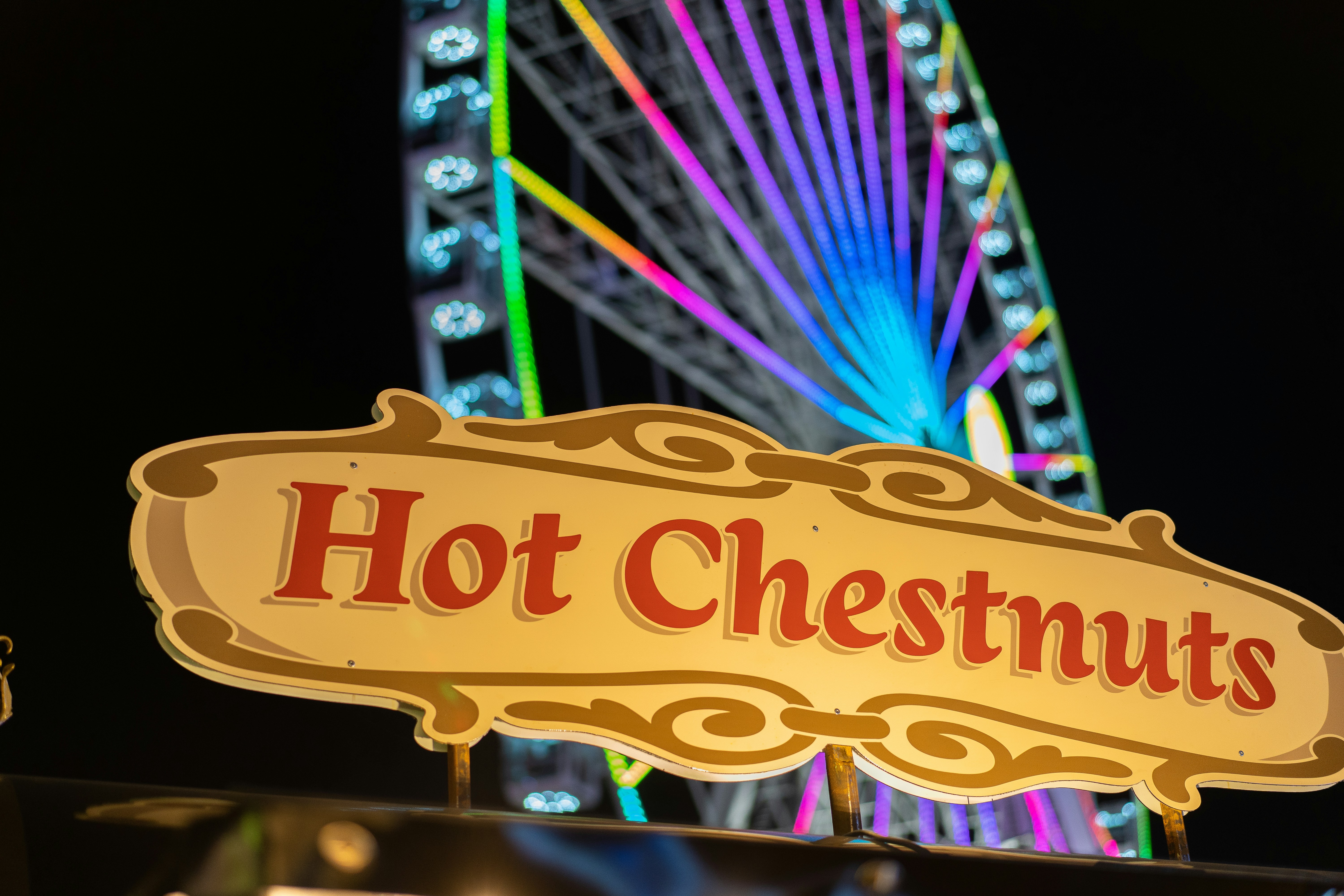 A Night at the Fair: Savory Delights Under Neon Lights
