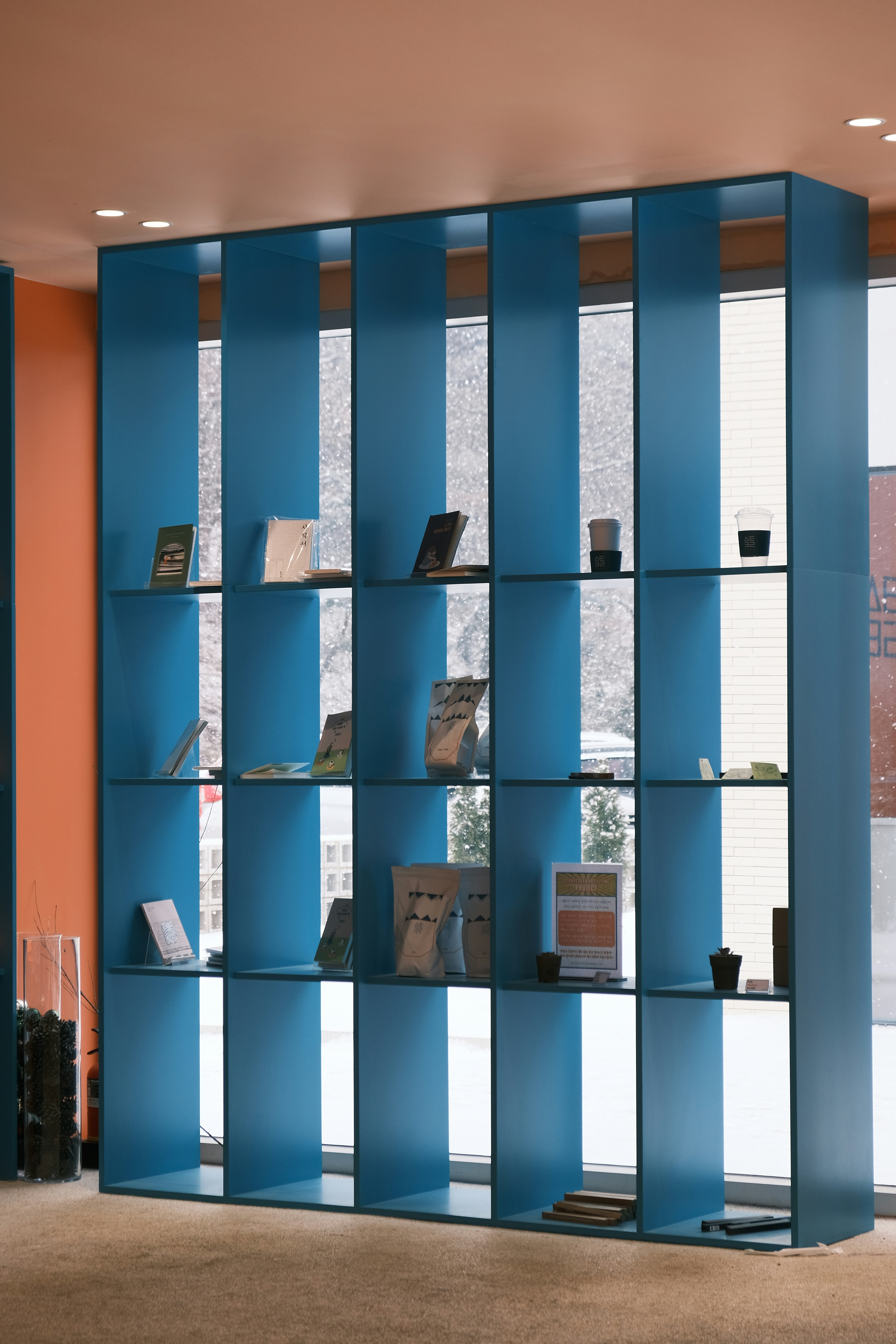 Symphony of Geometry: Bookshelf Elegance