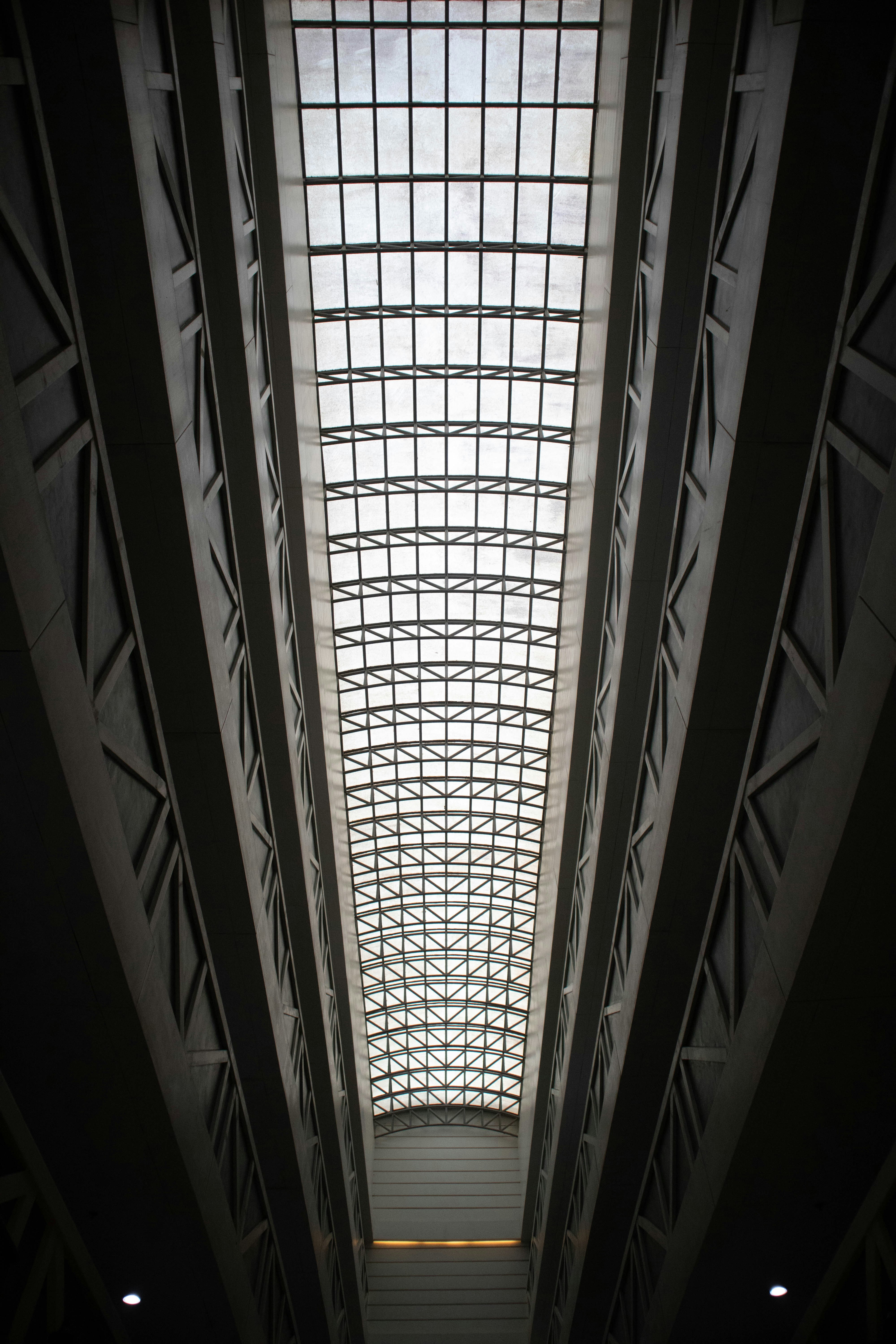 A very tall building with a very long ceiling photo – Free Building ...