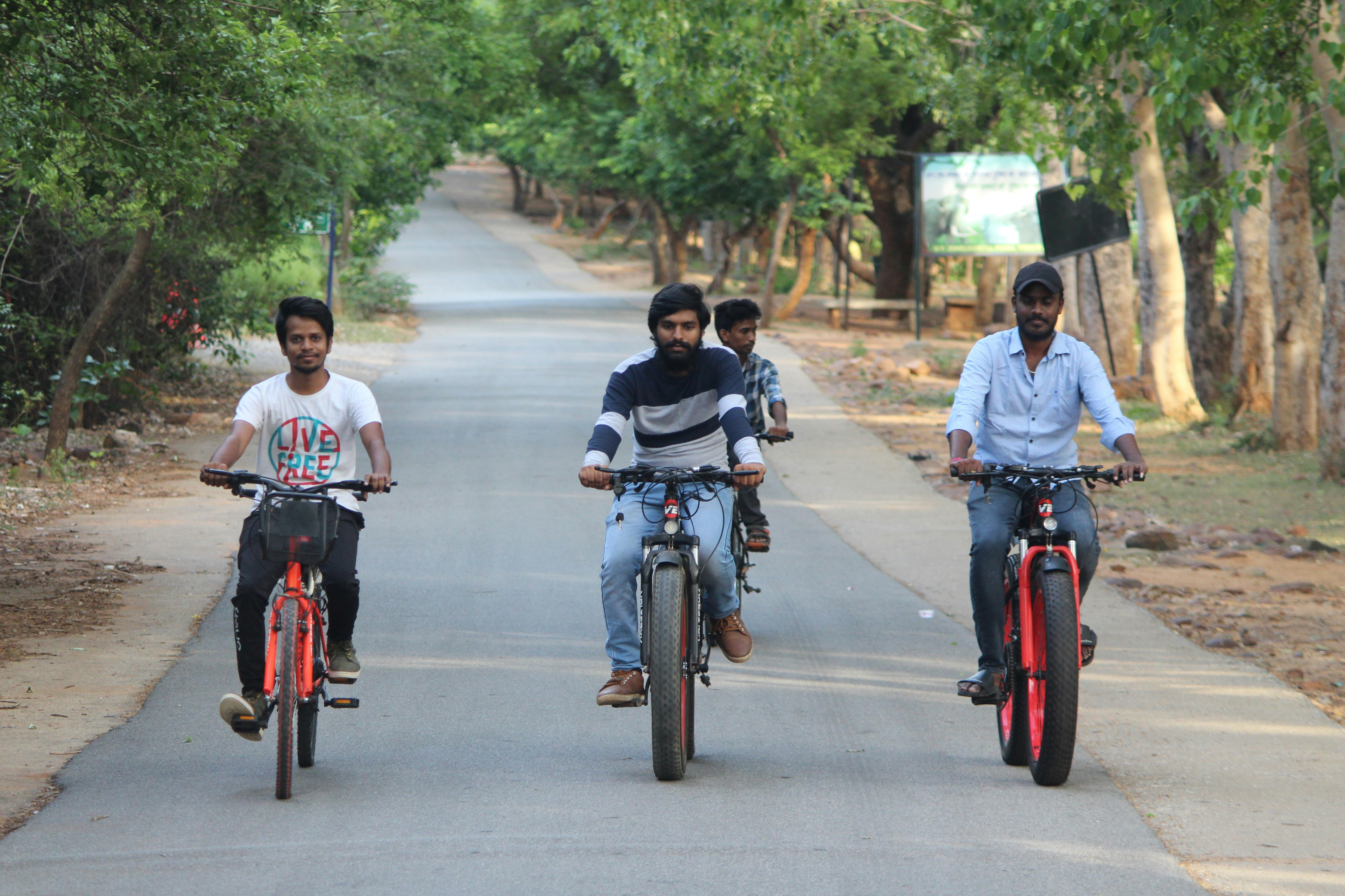 Voltebyk Electric cycles at National zoological park, India.