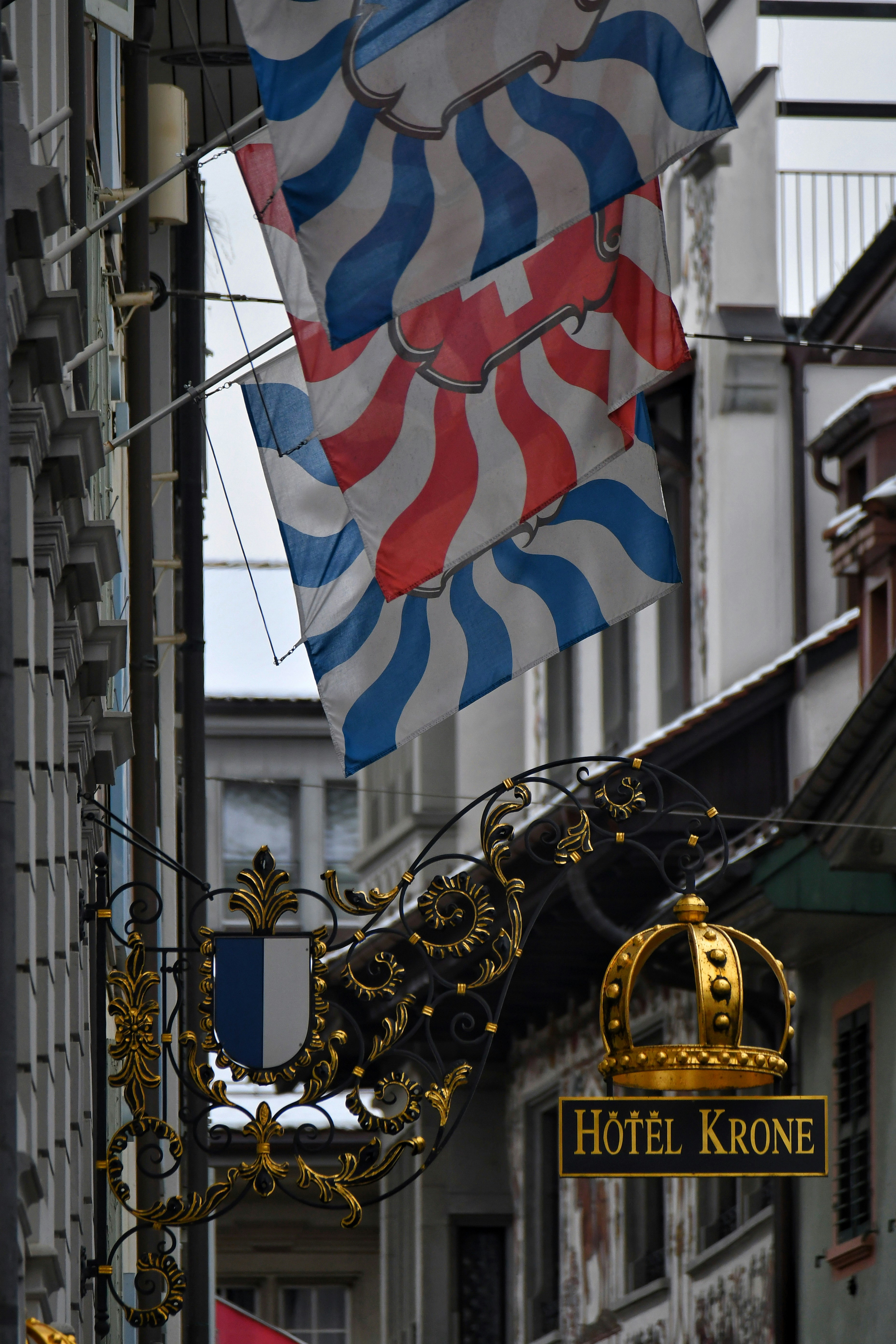 Heraldic Elegance in Urban Charm