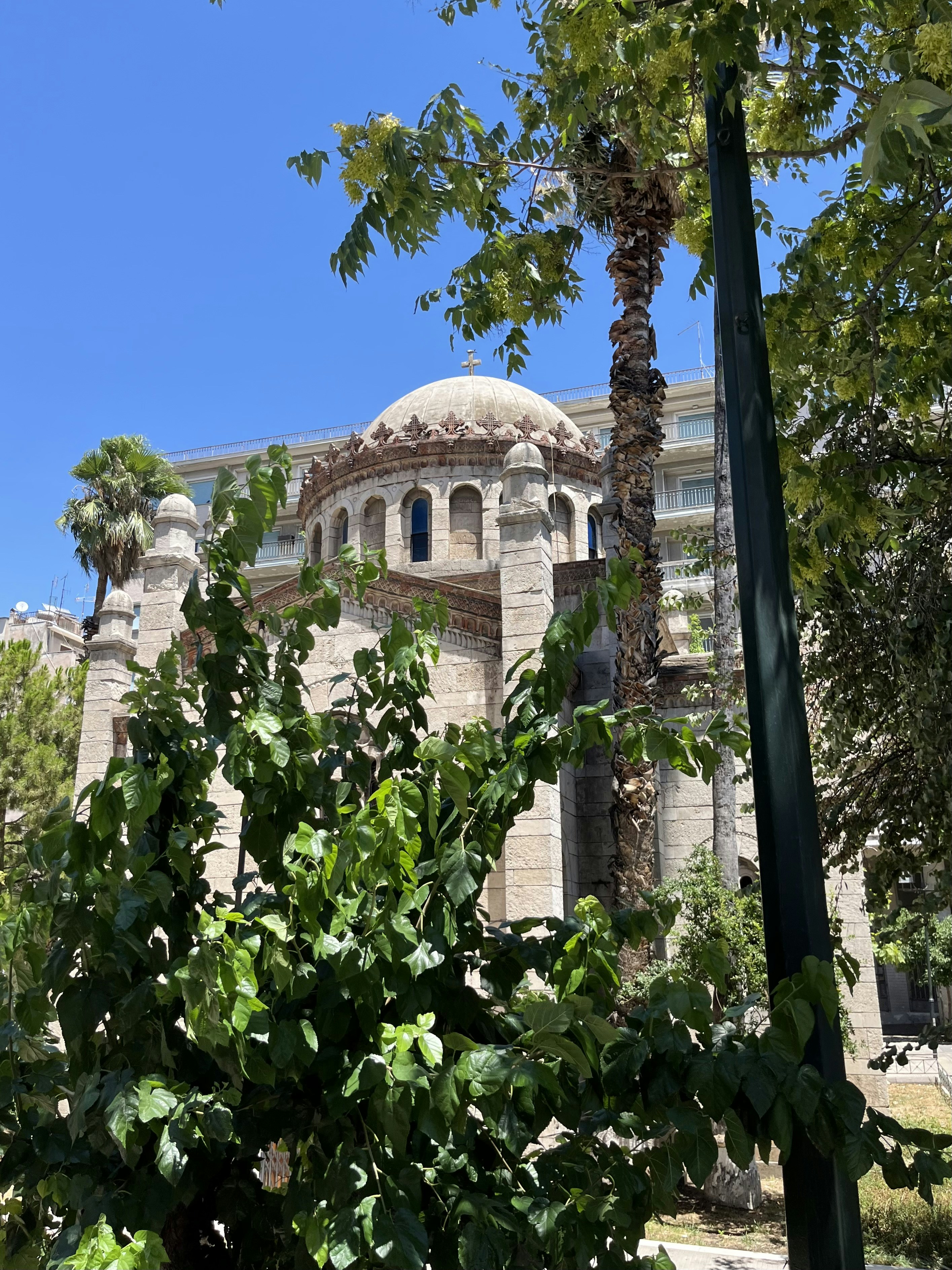 Dome in the Green: Palm-Fringed Stone Sanctuary