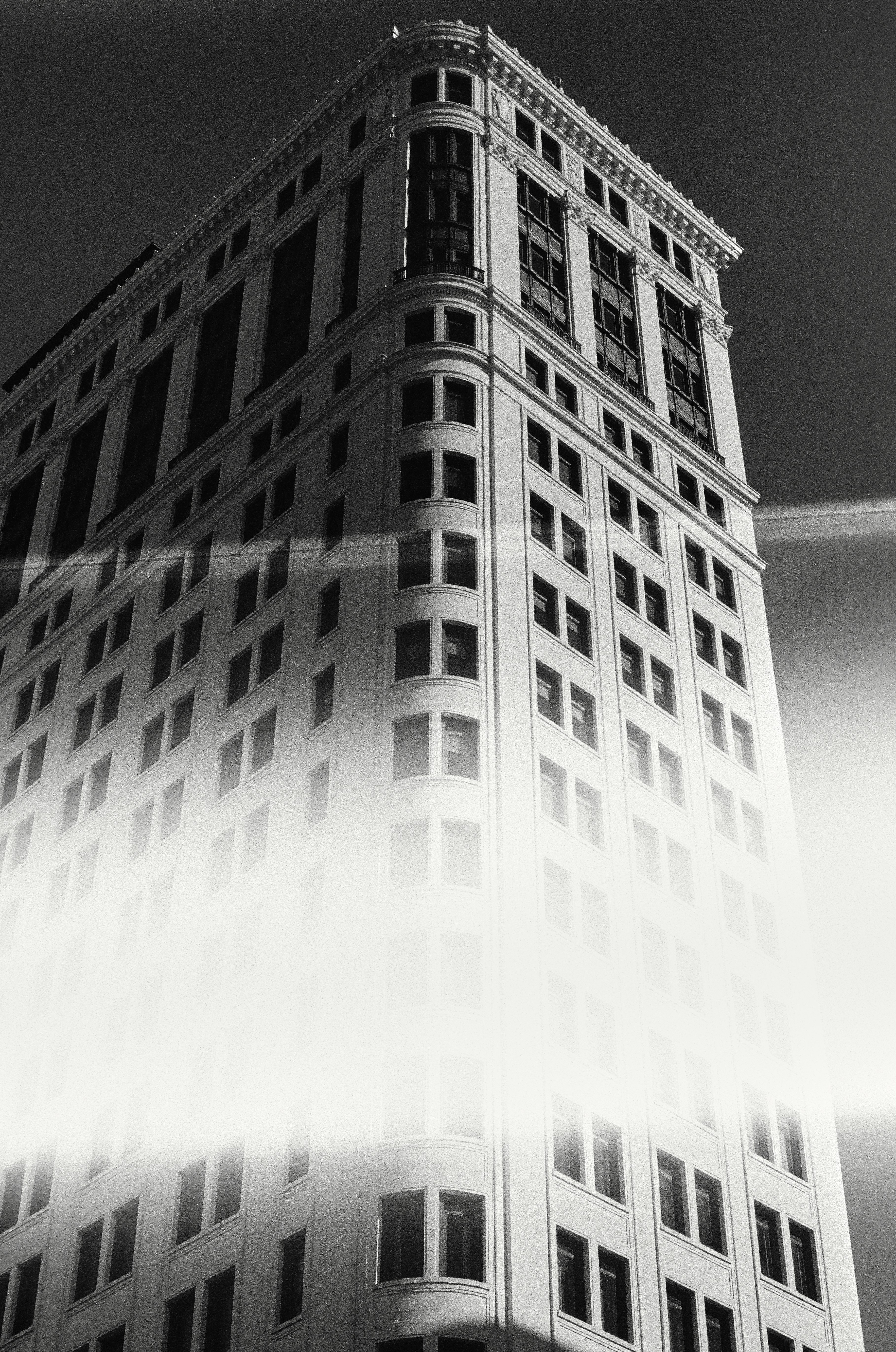 Tower Crest: A Monochrome Ascent of Shadow and Light