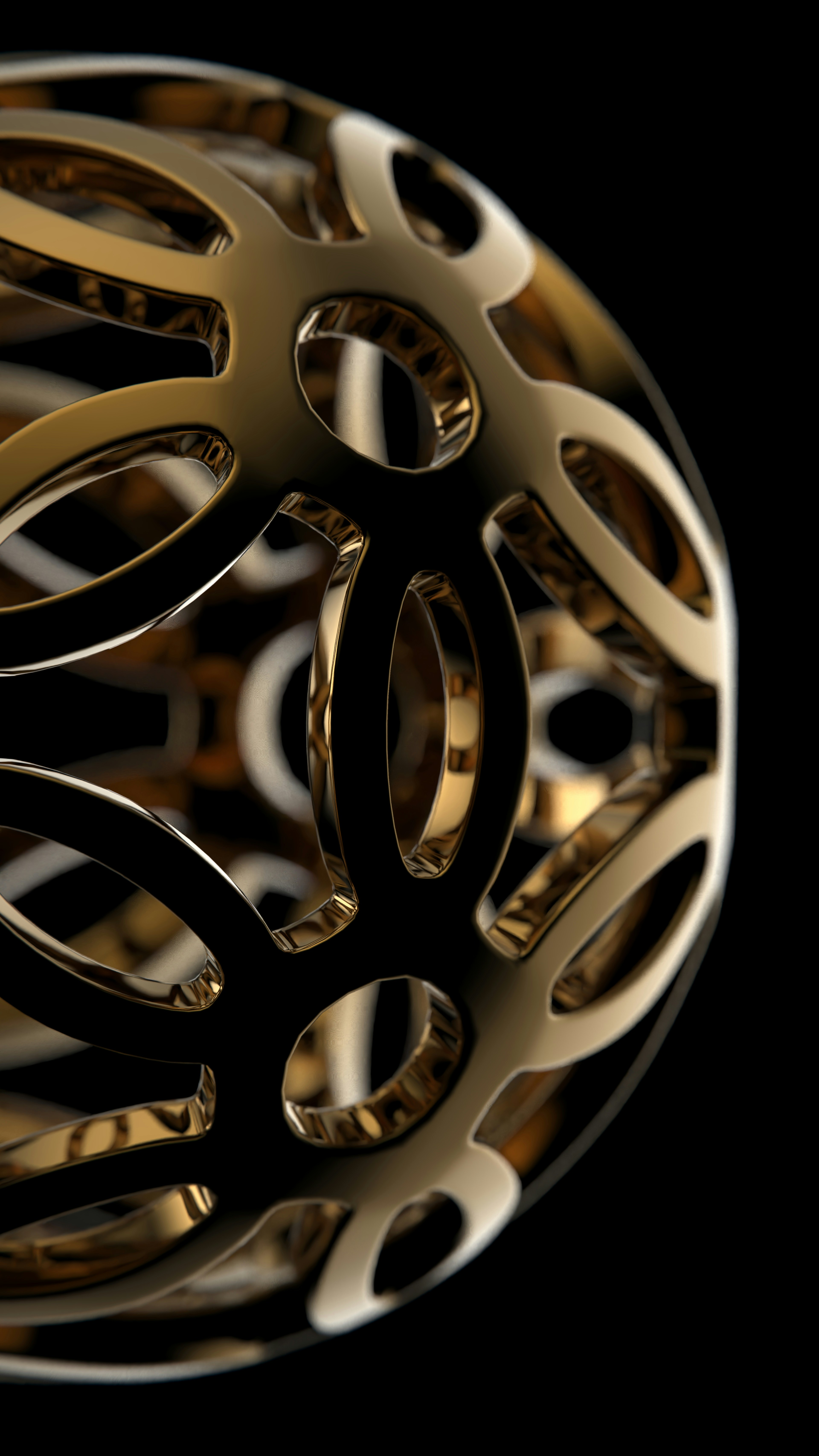 A close up of a metal object on a black background photo – Free ...