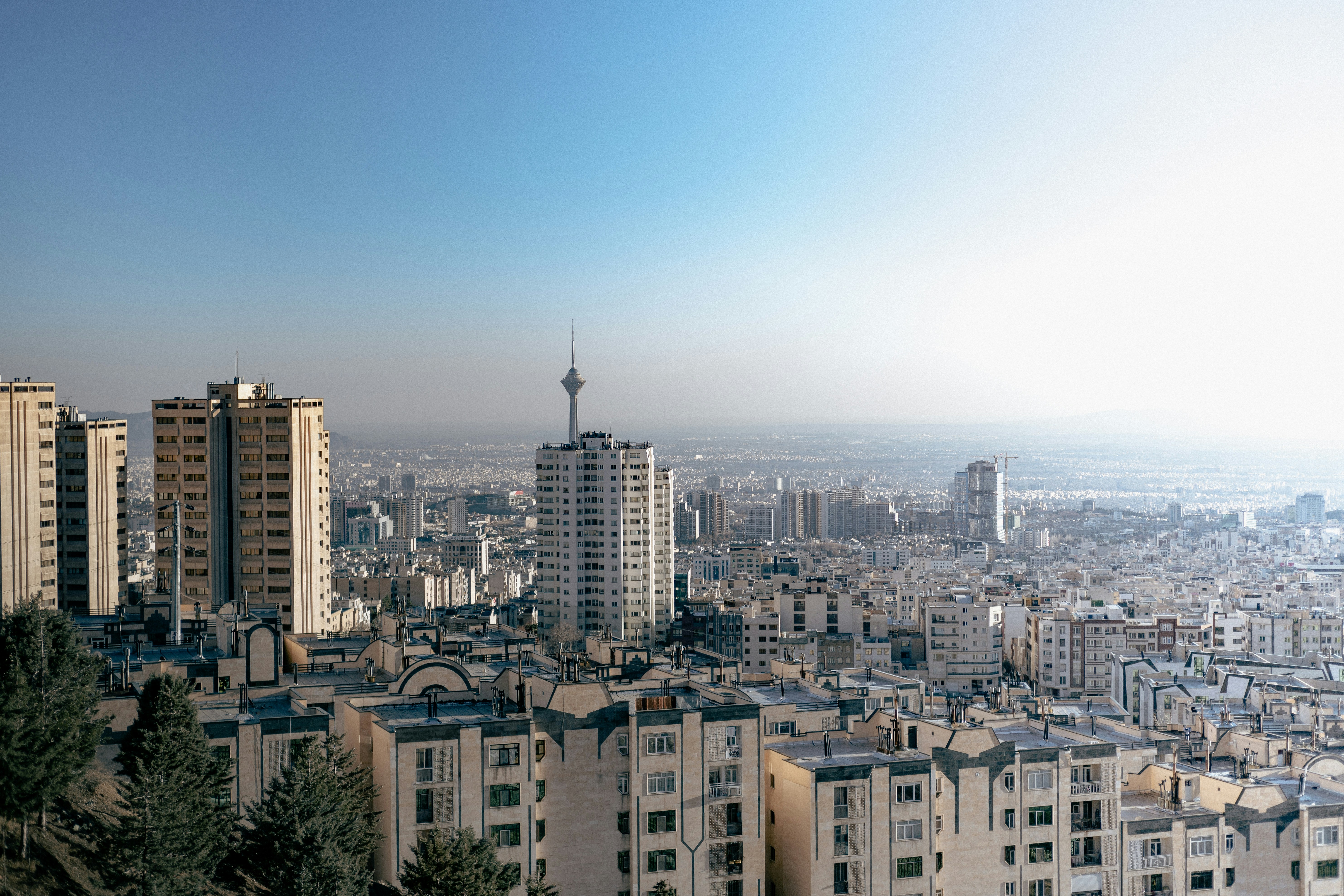 A view of a city with tall buildings photo – Free Tehran Image on Unsplash